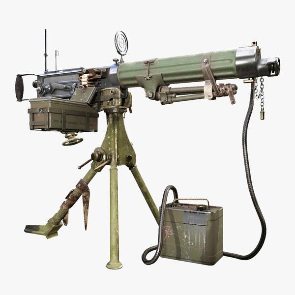 3D model Colt Vickers Machine Gun Model 1915 - TurboSquid 1831869