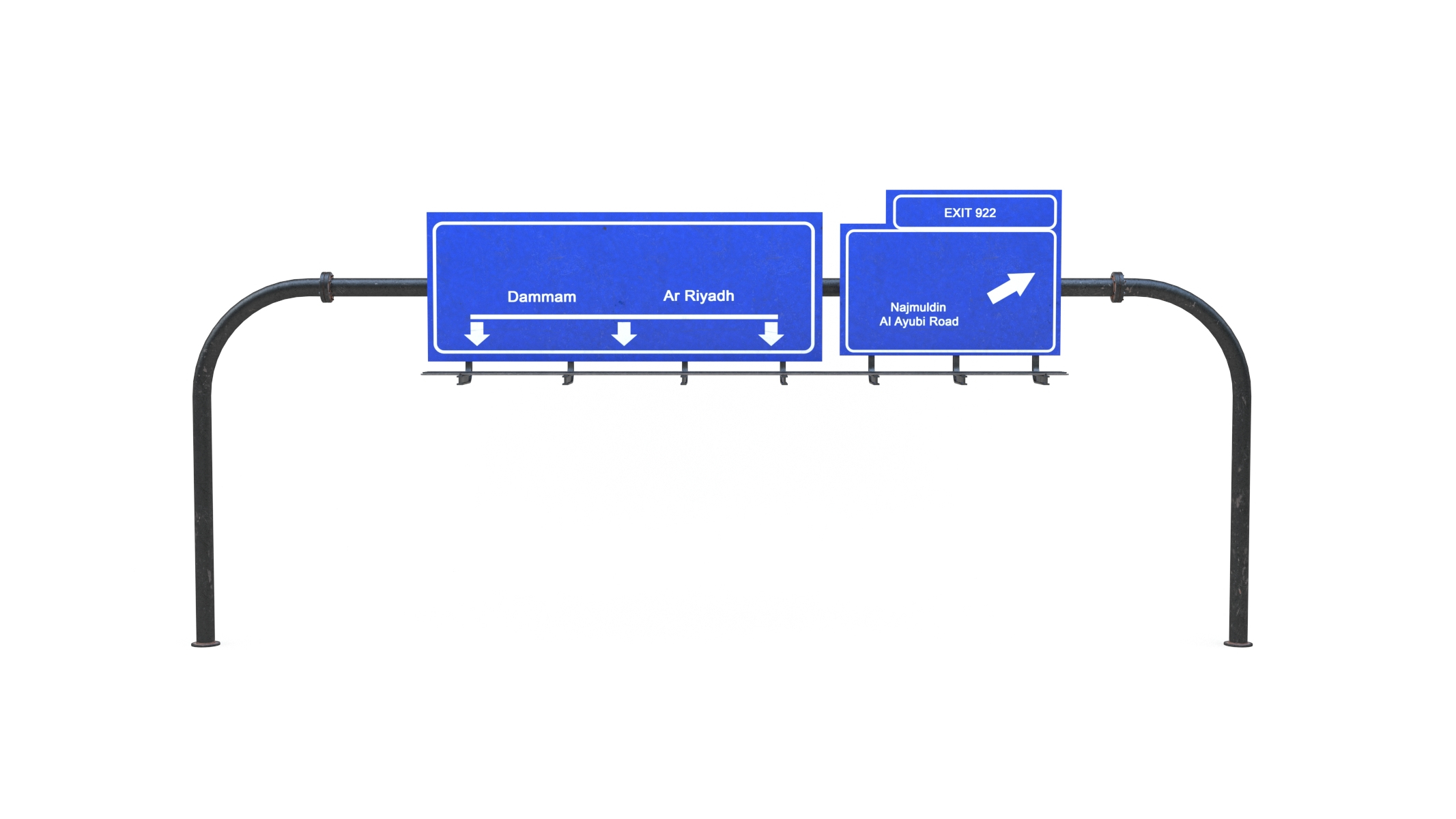 3D 10 highway sign - TurboSquid 1493422