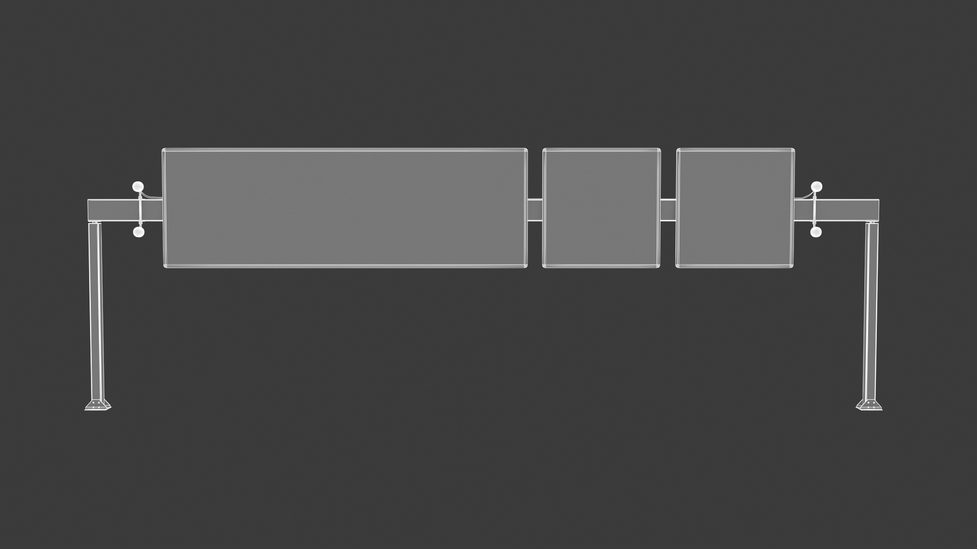 3D 10 highway sign - TurboSquid 1493422