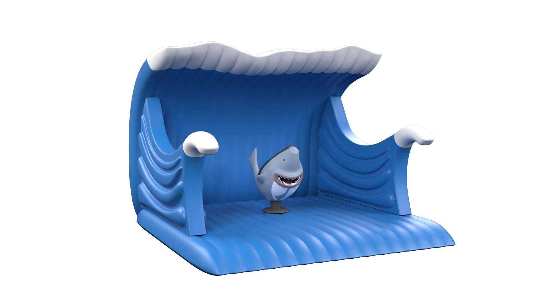Shark Inflatable Rodeo 3D Model - TurboSquid 2143035