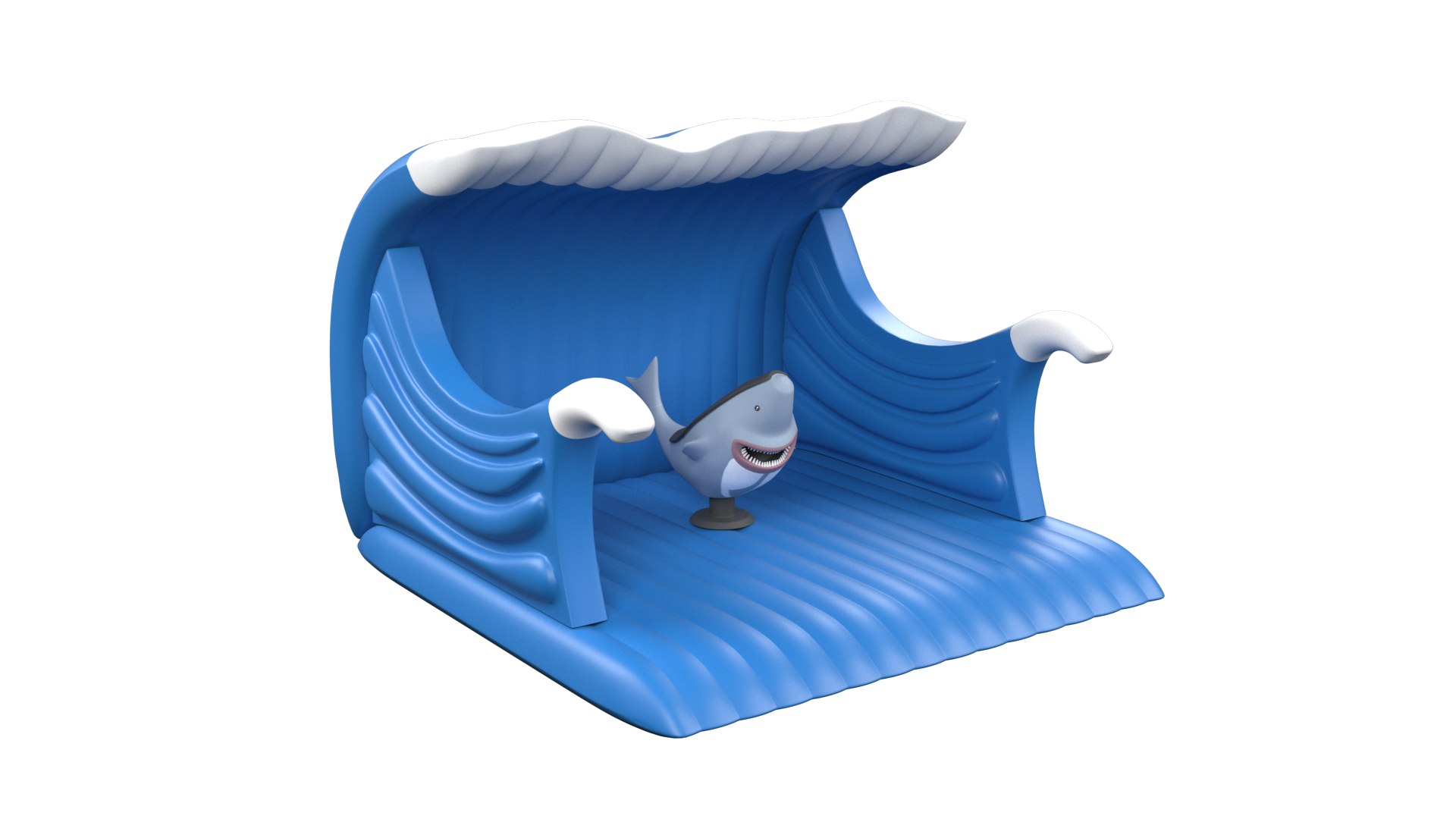 Shark Inflatable Rodeo 3D Model - TurboSquid 2143035