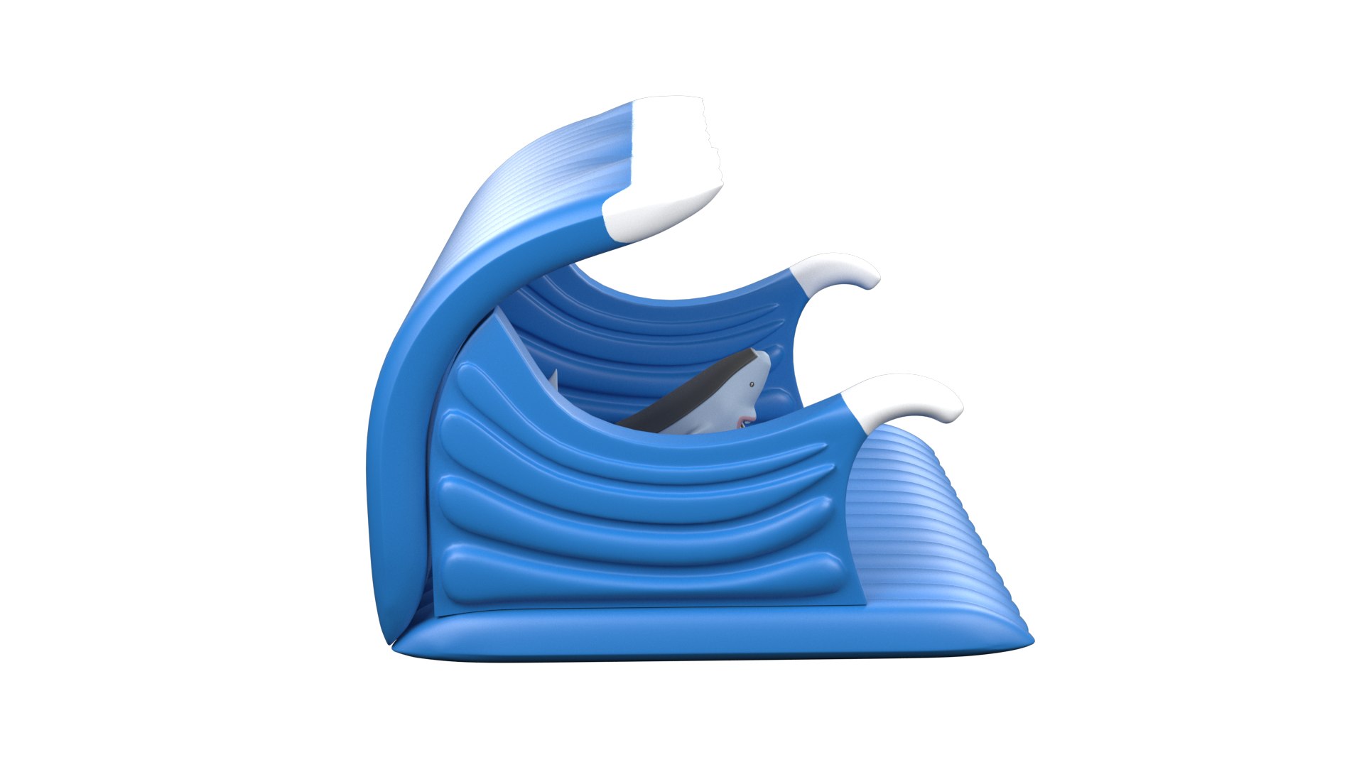 Shark Inflatable Rodeo 3D Model - TurboSquid 2143035