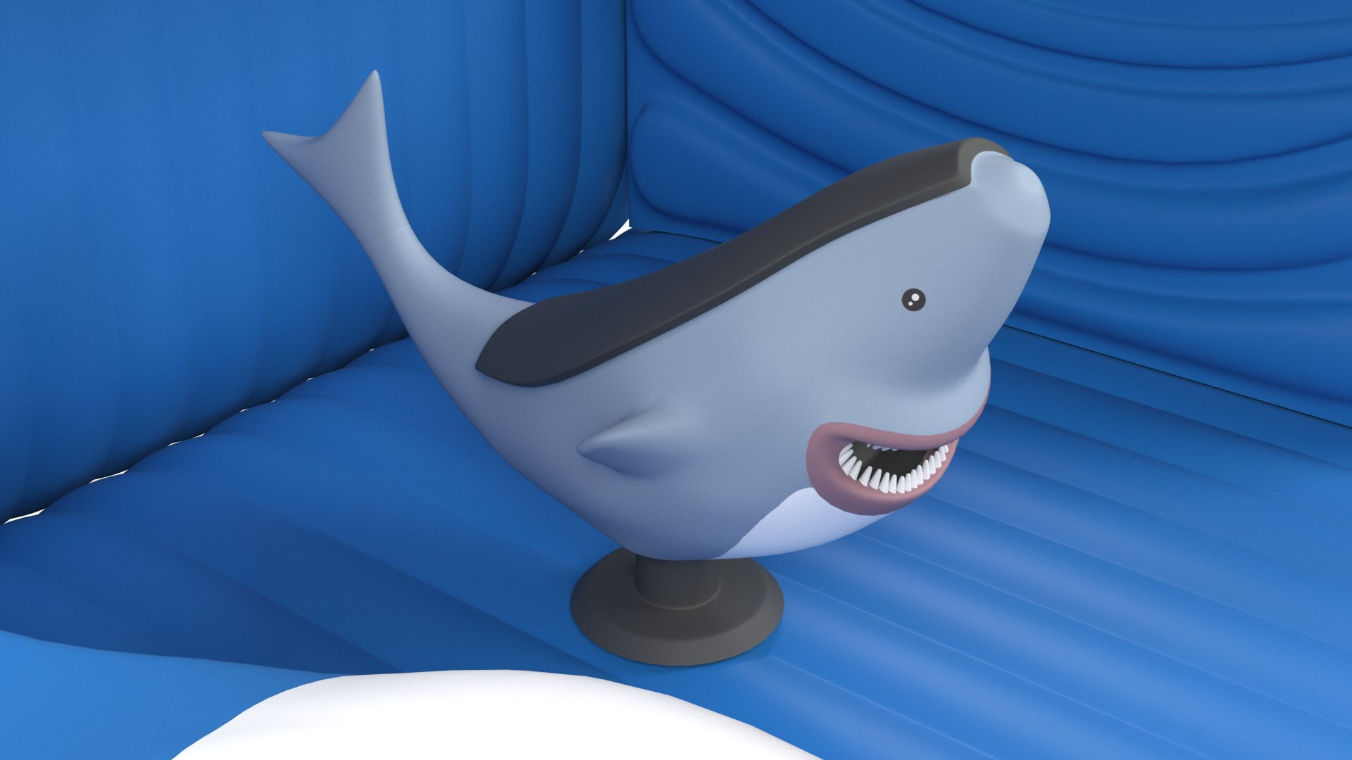 Shark Inflatable Rodeo 3D Model - TurboSquid 2143035