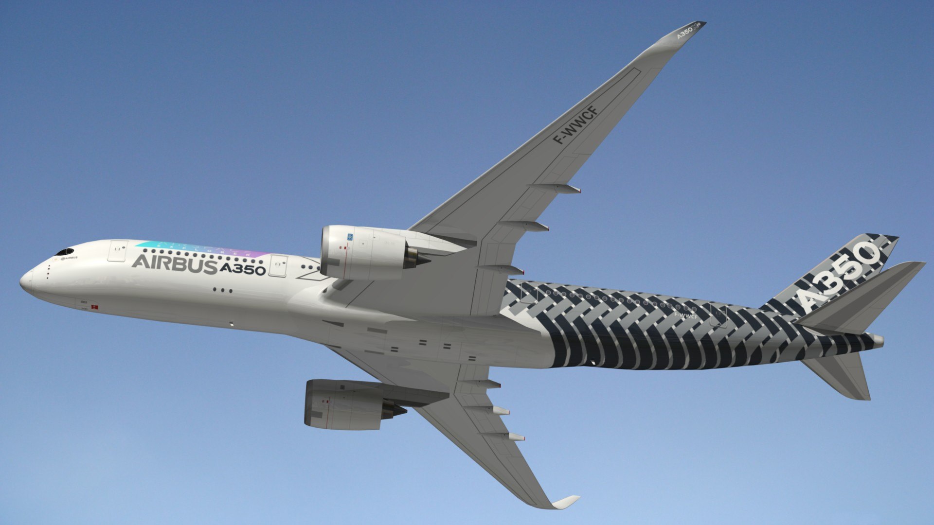 Airbus A350 Space Explorer 3D Model - TurboSquid 1816285