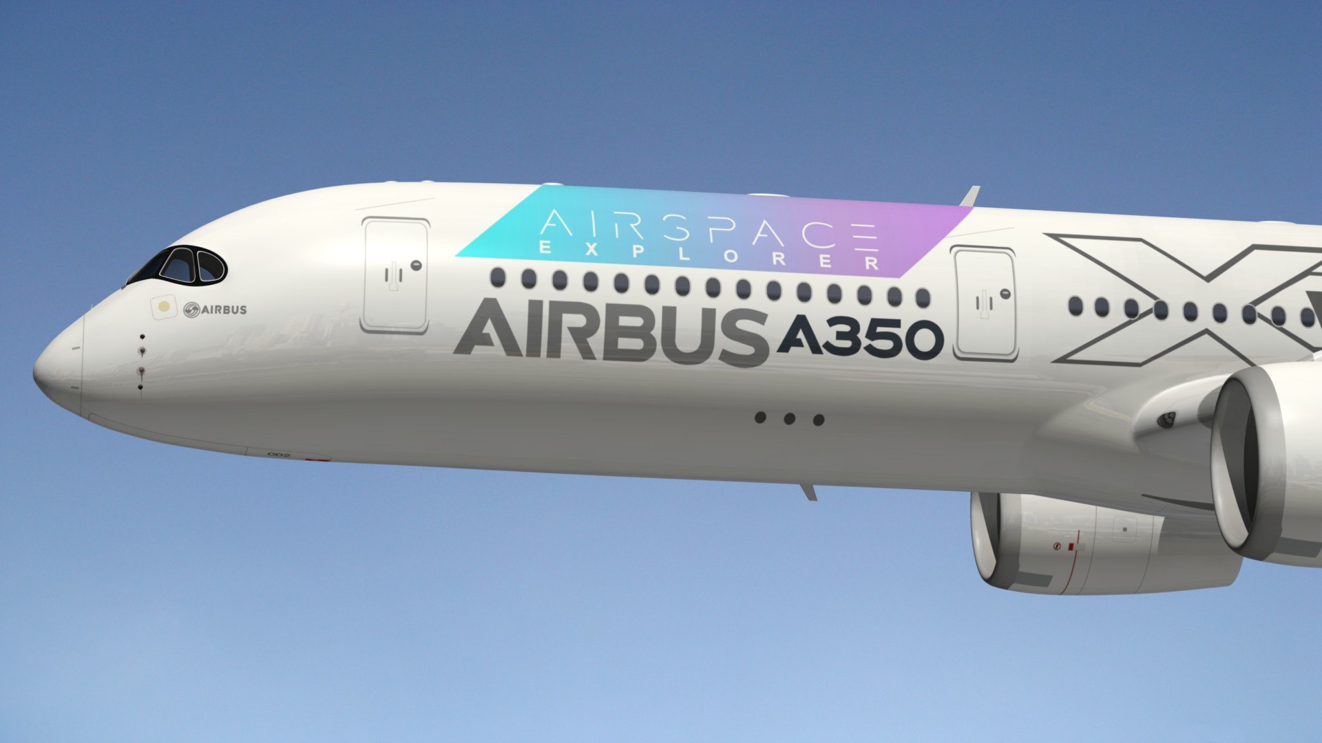 Airbus A350 Space Explorer 3D Model - TurboSquid 1816285