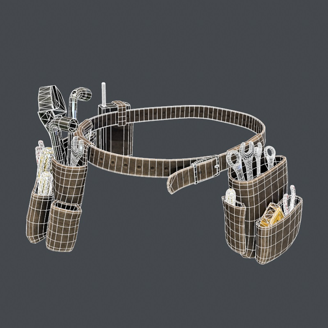 Tool Belt Model - TurboSquid 1260942