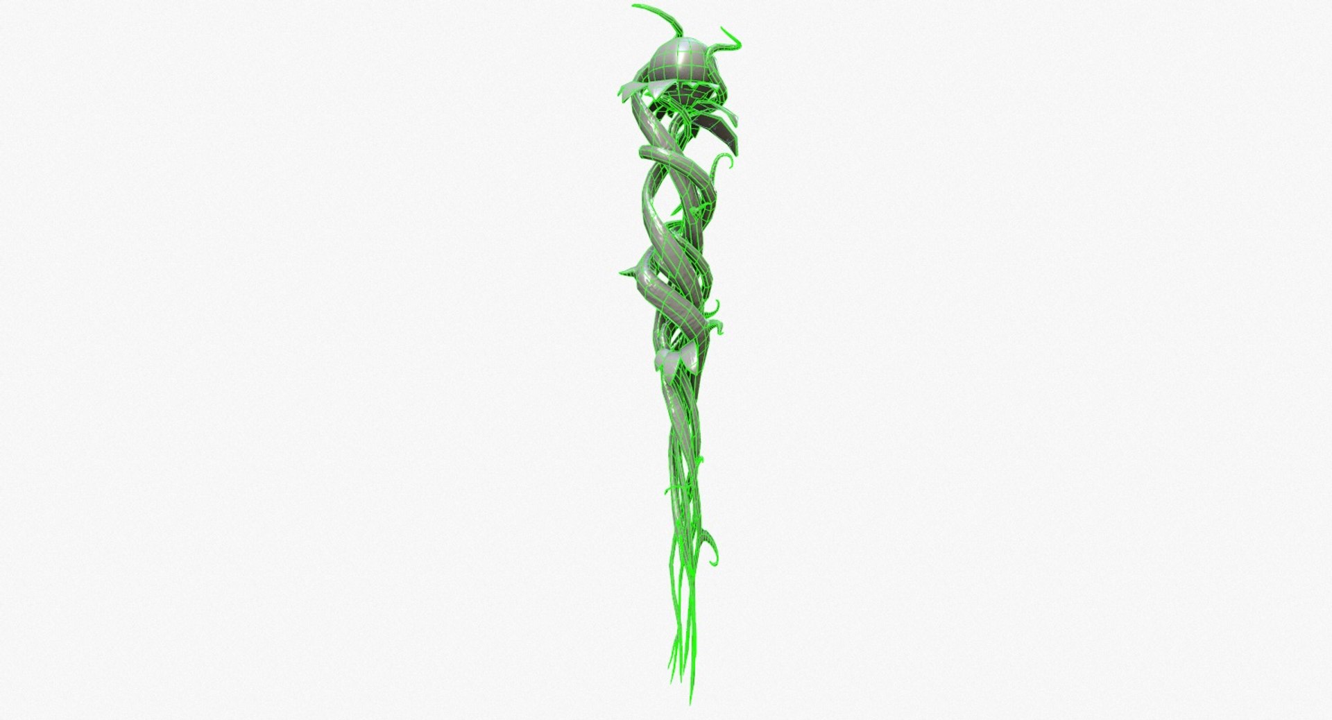 3d Model Fantasy Weapon - Staff