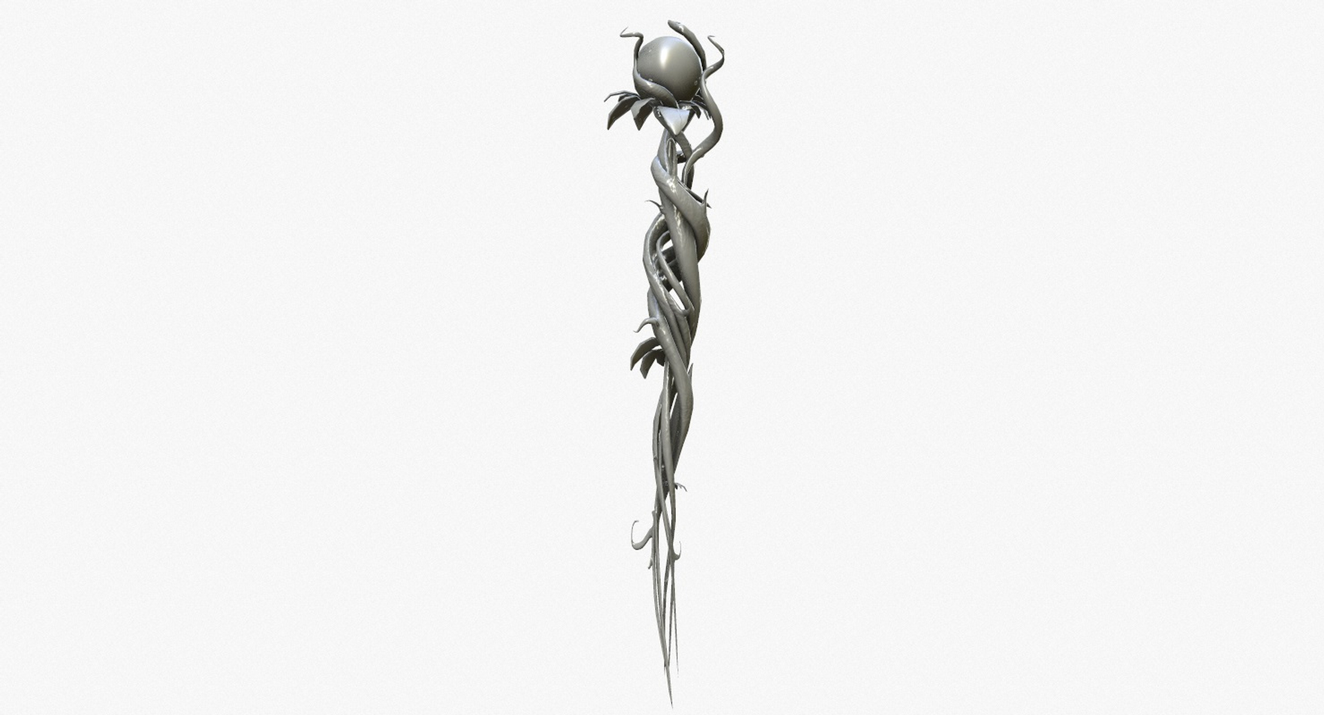 3d Model Fantasy Weapon - Staff