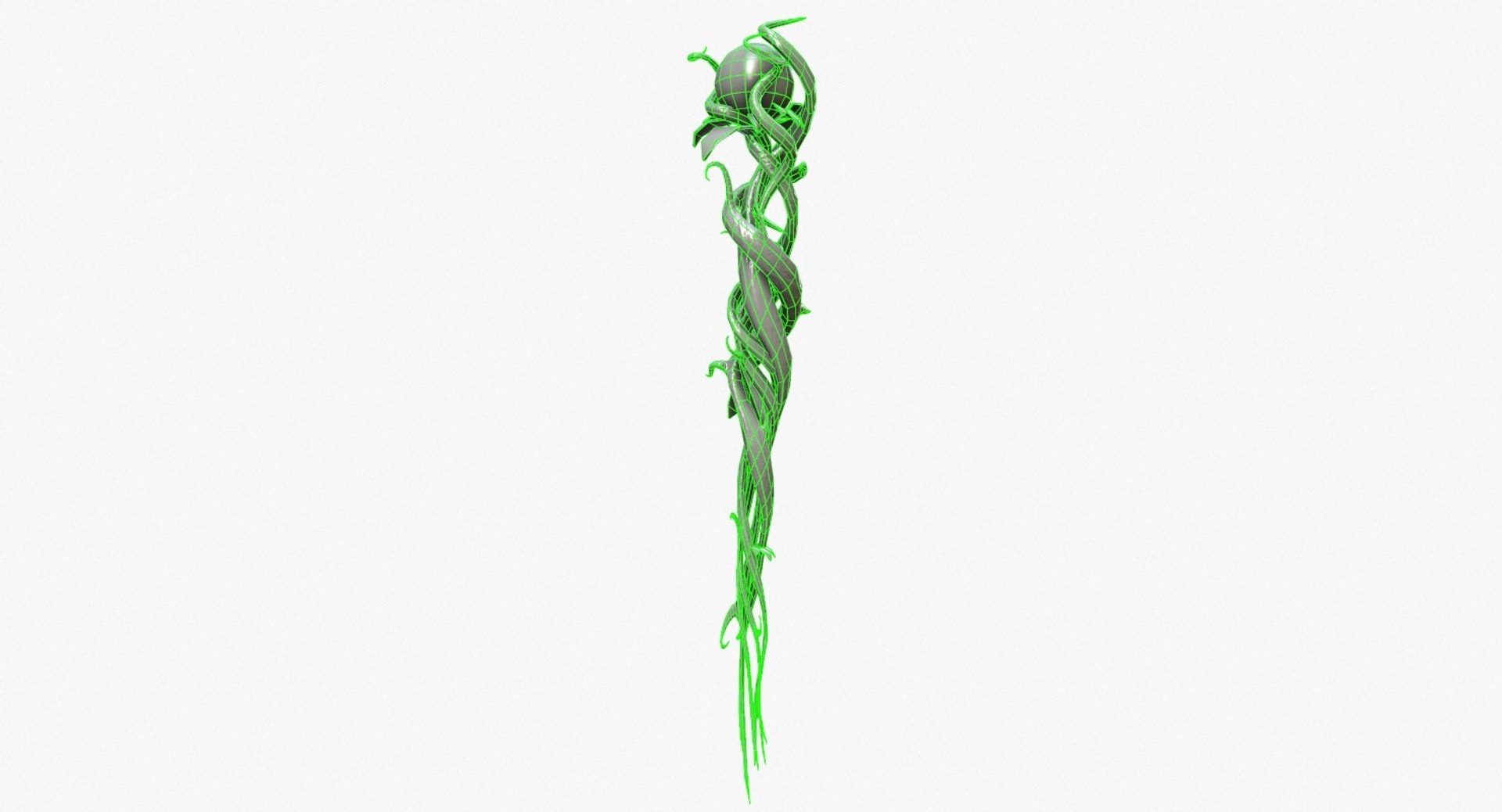 3d Model Fantasy Weapon - Staff