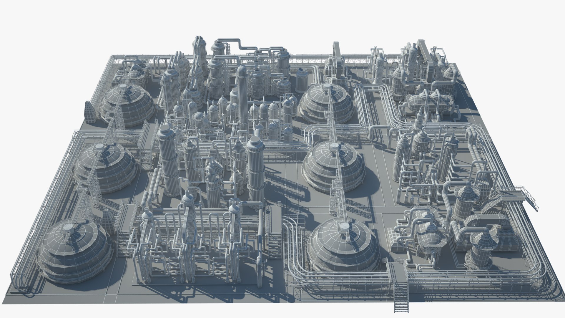 Industrial area 3D model - TurboSquid 1568687