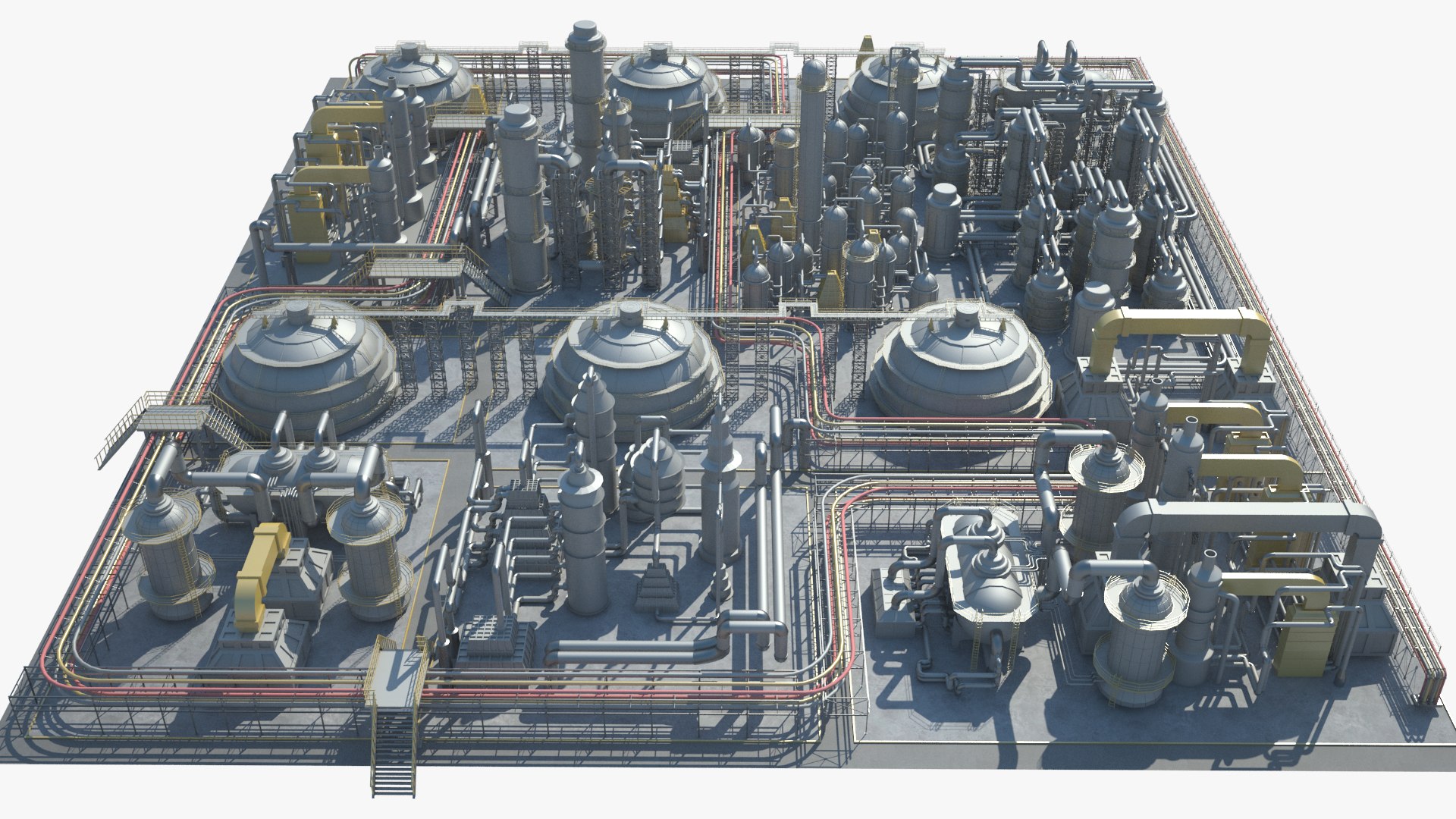 Industrial area 3D model - TurboSquid 1568687