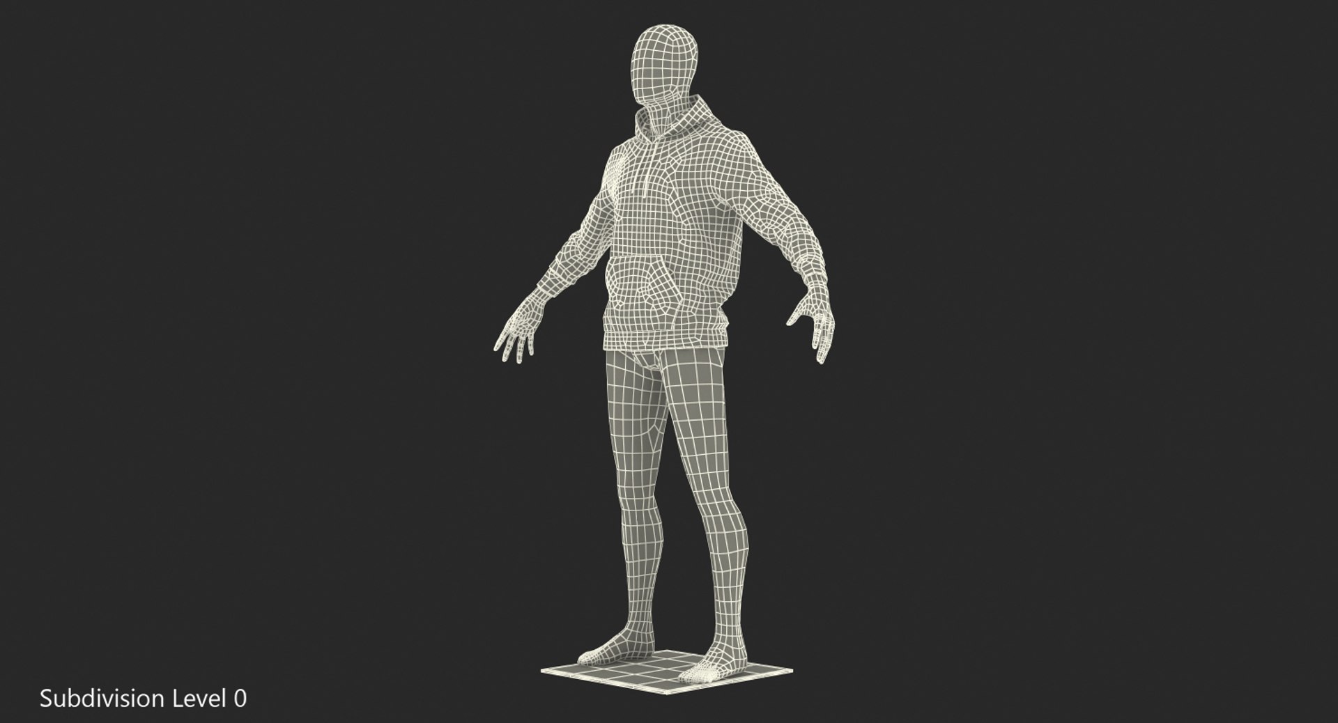 3D model blue nike hoodie lowered - TurboSquid 1443301
