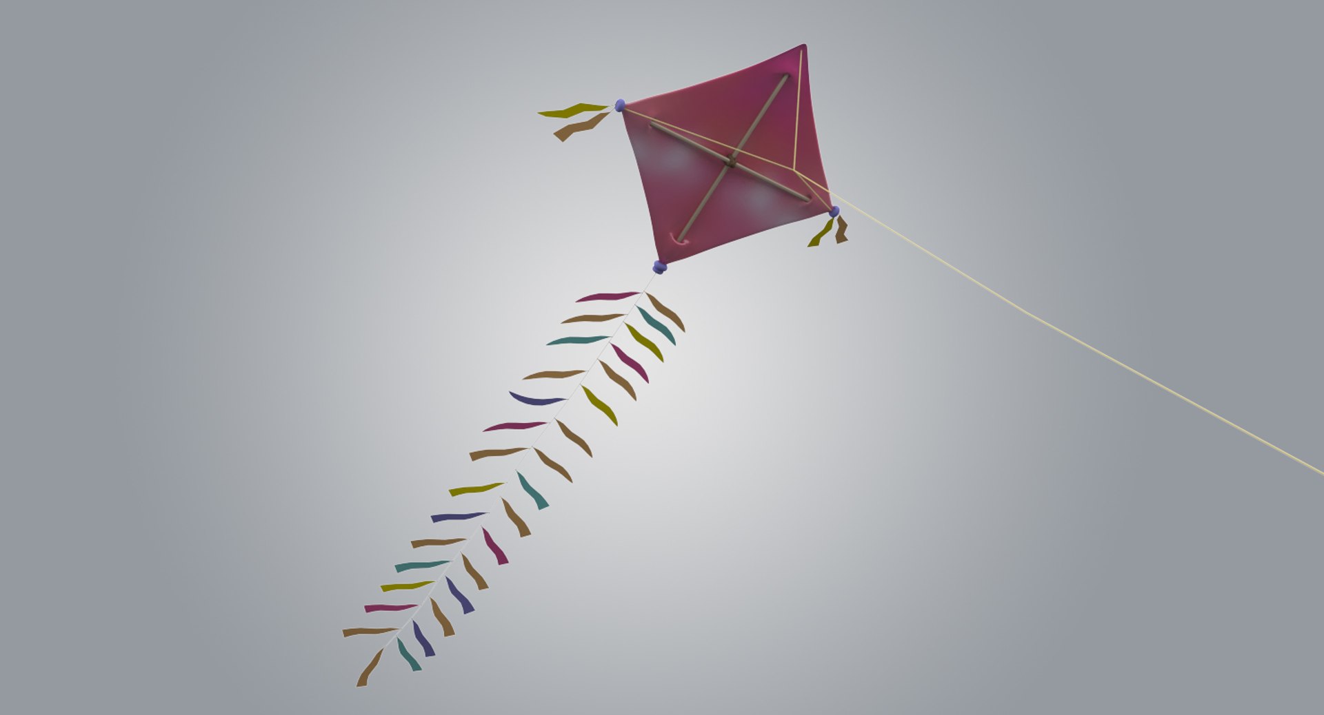 Kite Toy Model - TurboSquid 1315139