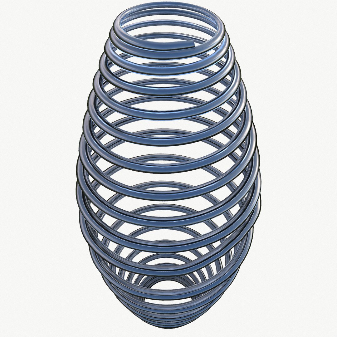 3D Metal Spiral Spring Model - TurboSquid 1410709