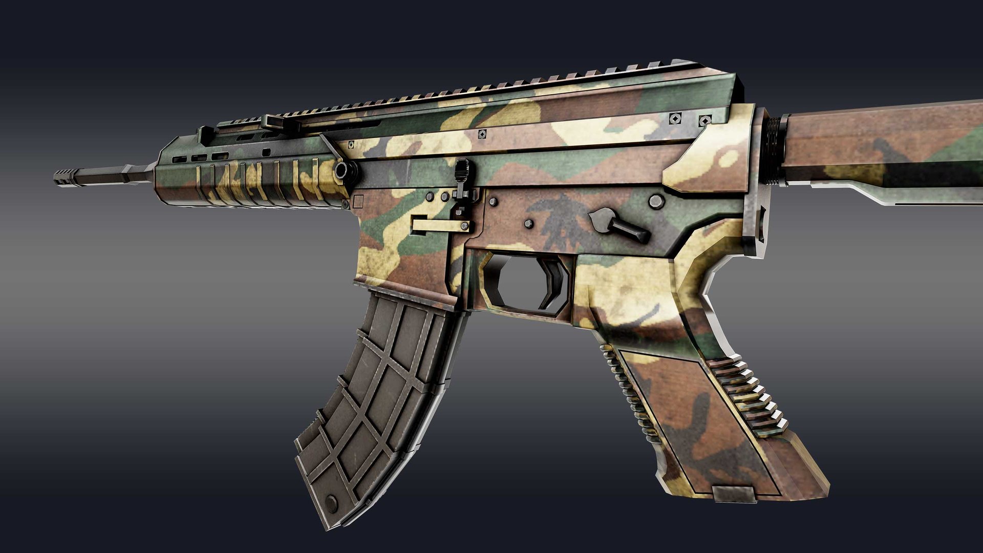 Assault Rifle 3D Model 3D Model - TurboSquid 2114868