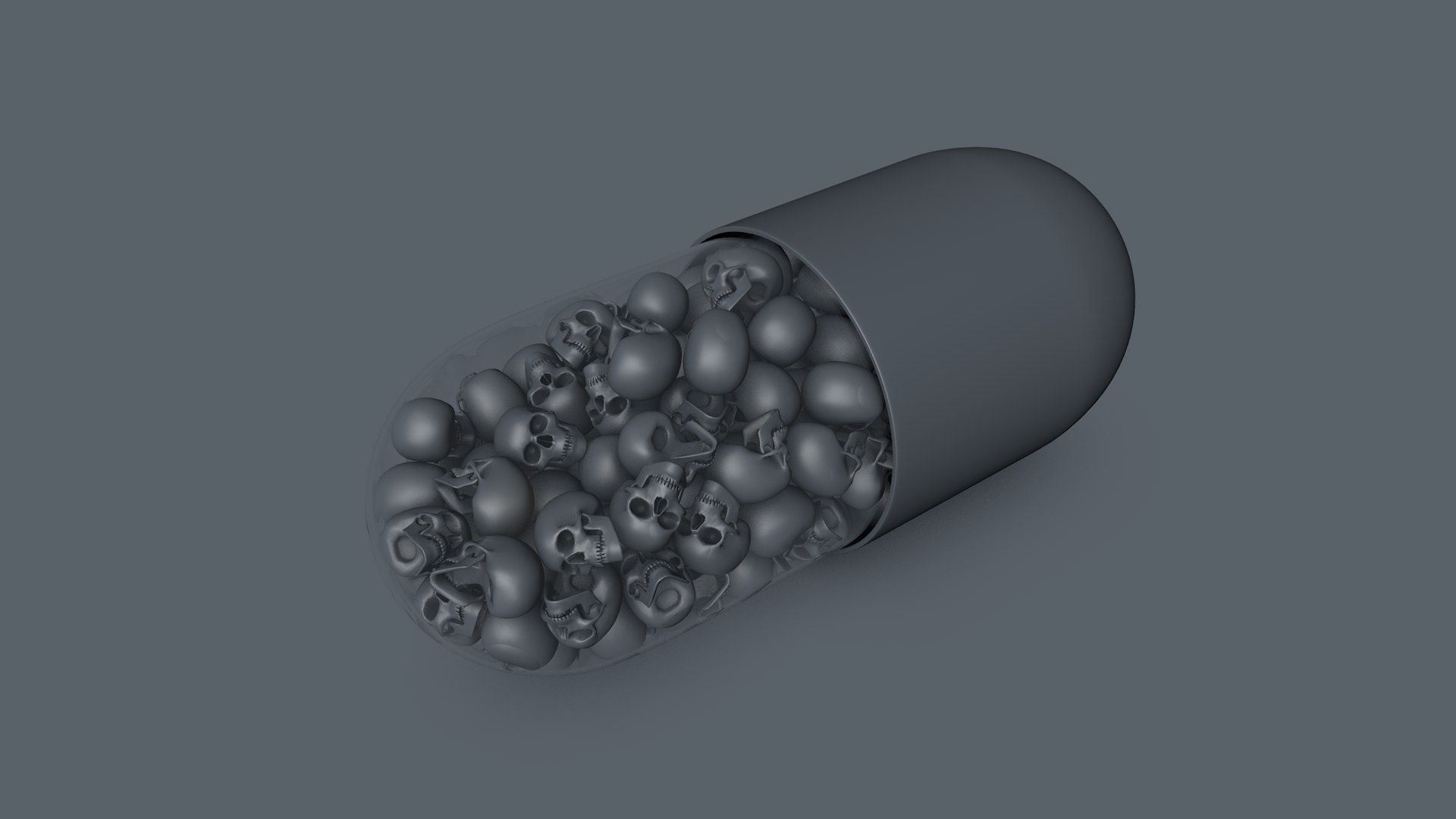 Skulls Pill 3D - TurboSquid 1201835