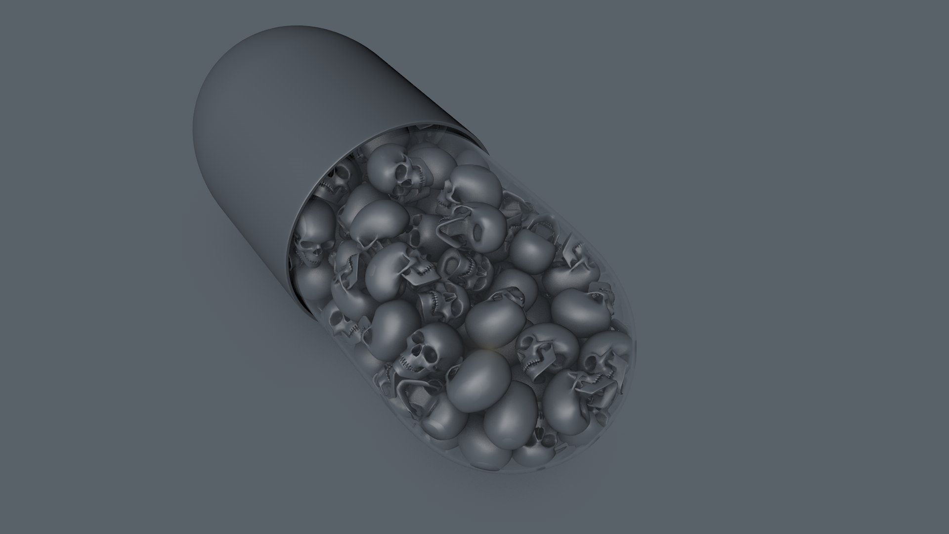Skulls Pill 3D - TurboSquid 1201835