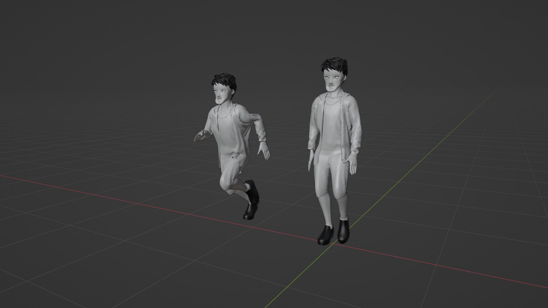 Cartoon Character Walking And Running Animation 3D Model - TurboSquid ...