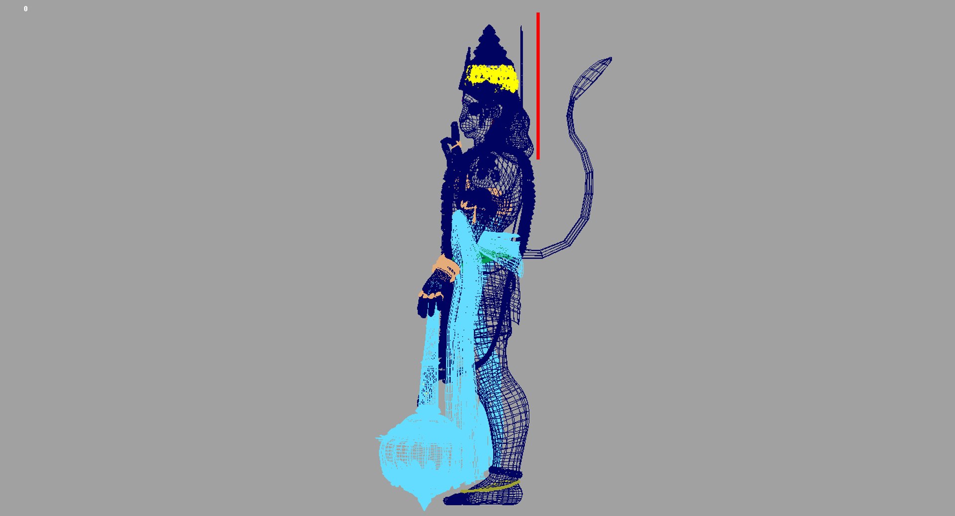 God Hanuman 3D Model - TurboSquid 1569845