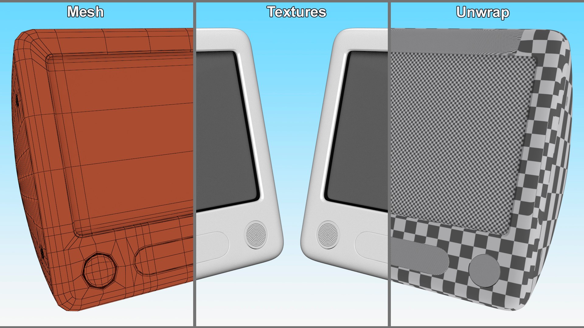 Apple EMac Computer 3D - TurboSquid 2208706