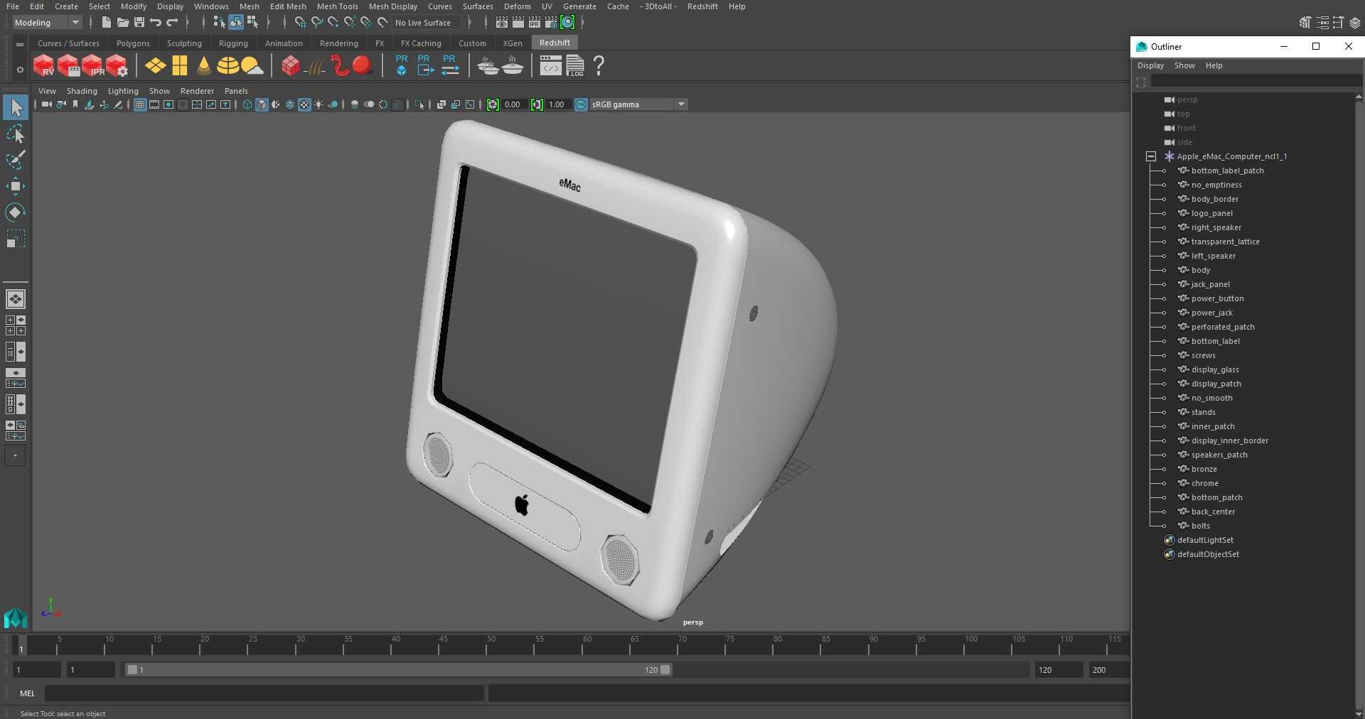 Apple EMac Computer 3D - TurboSquid 2208706