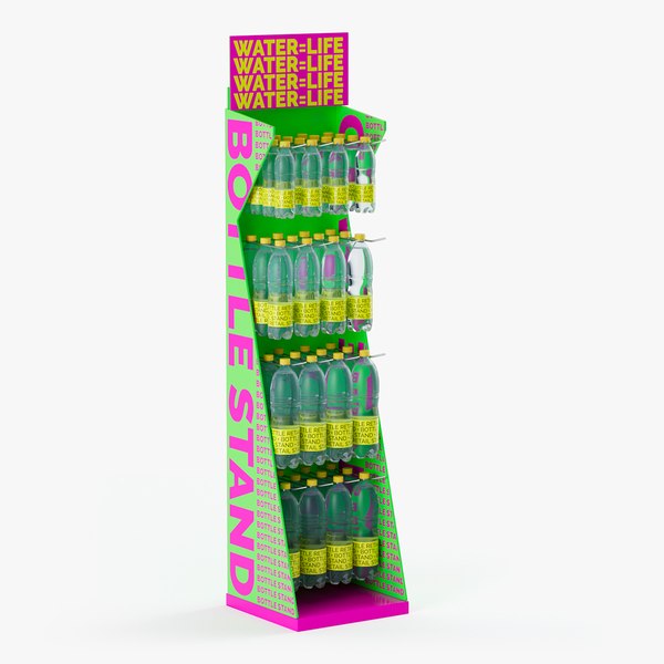 3D model Bottle Retail Stand 03 - TurboSquid 1978336