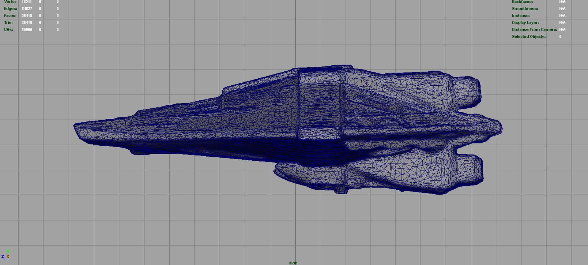 3d Narcissus Shuttle Alien Nostromo Model