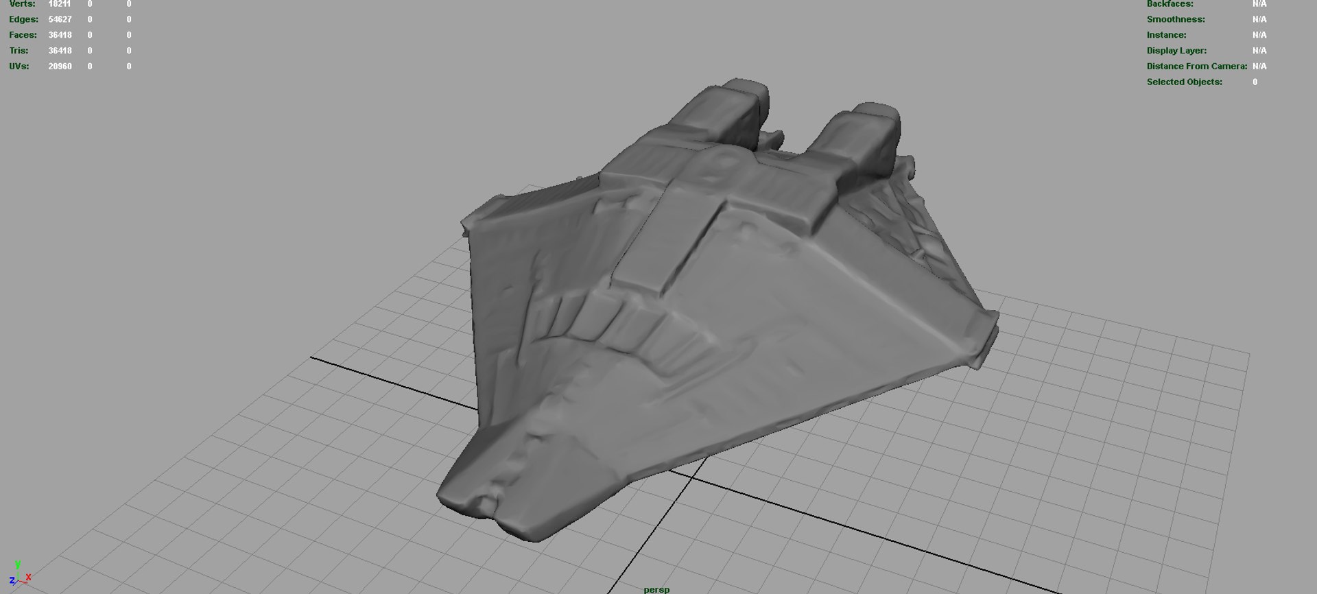 3d Narcissus Shuttle Alien Nostromo Model