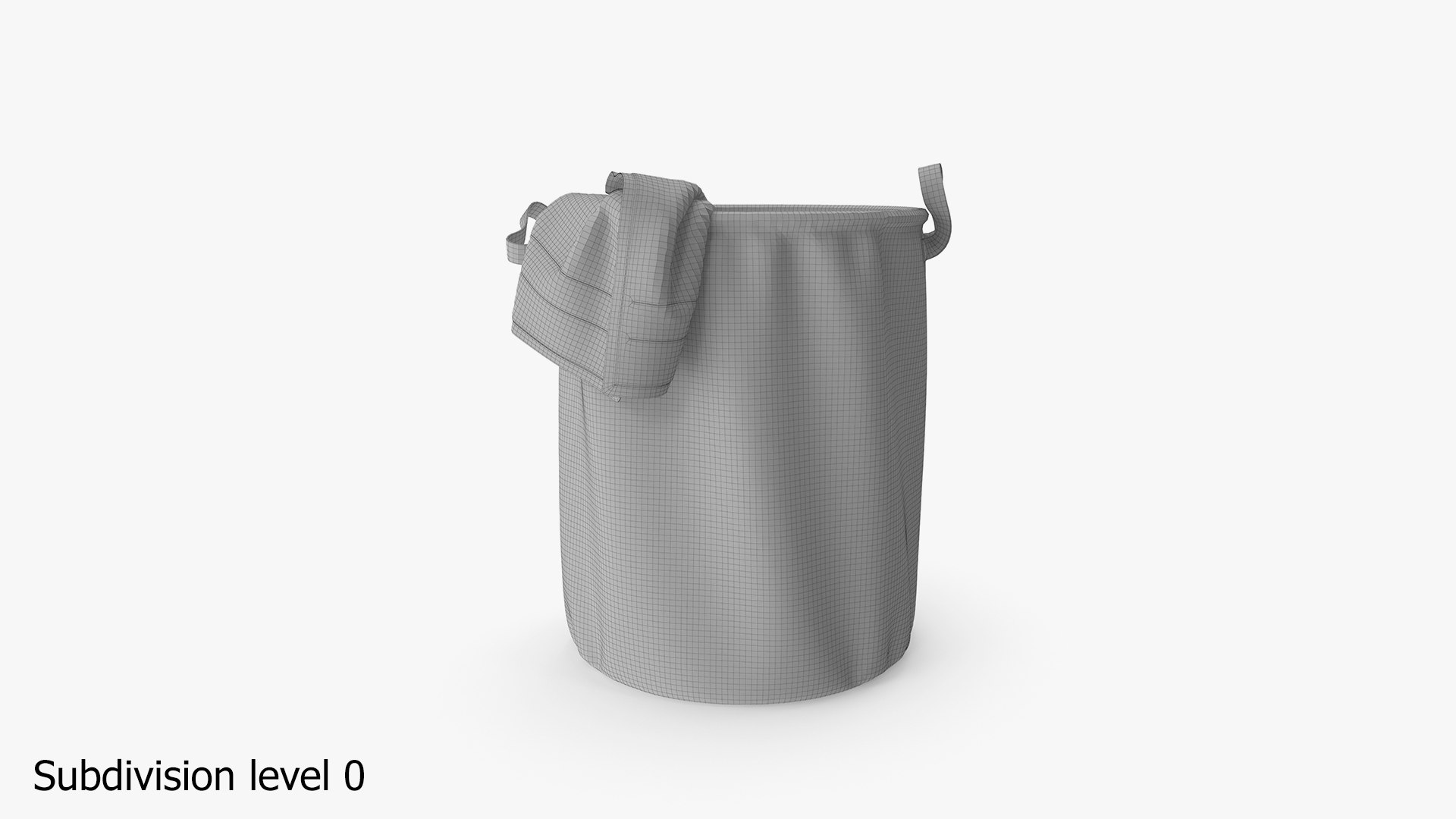 3D Laundry Basket Model - TurboSquid 1558463