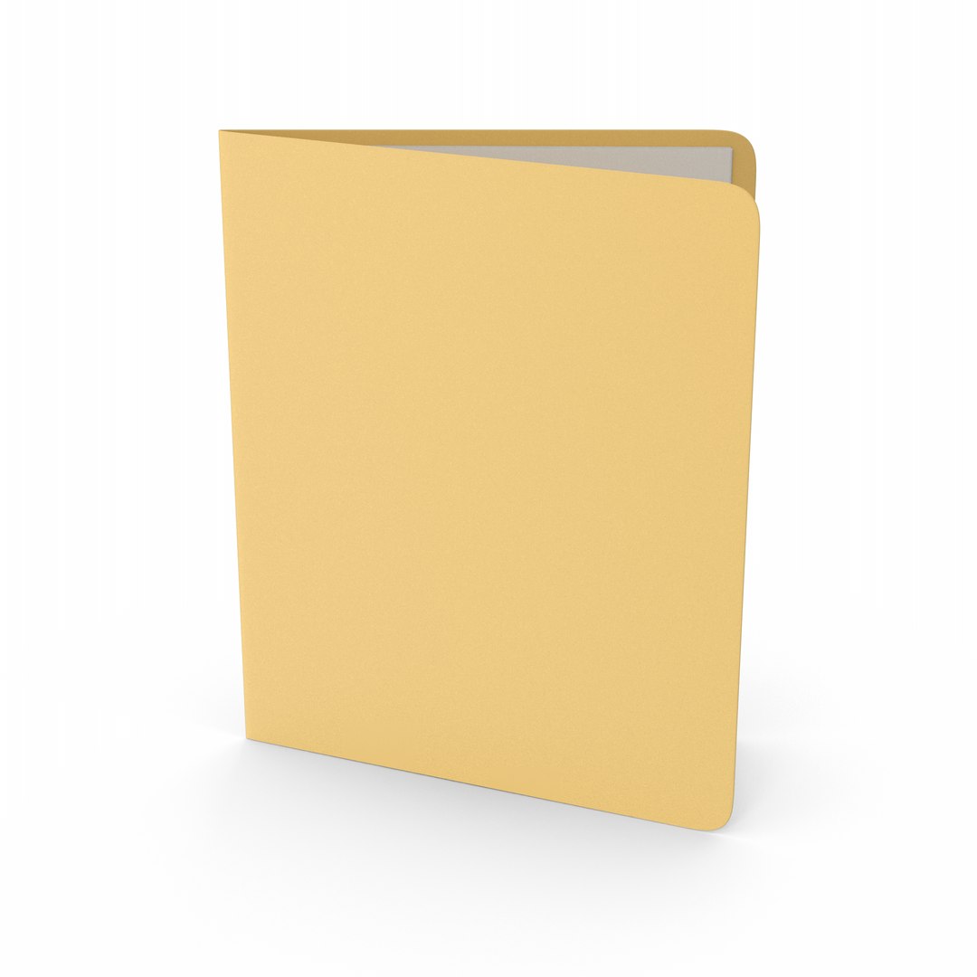 File Folder 3D Model - TurboSquid 2340683