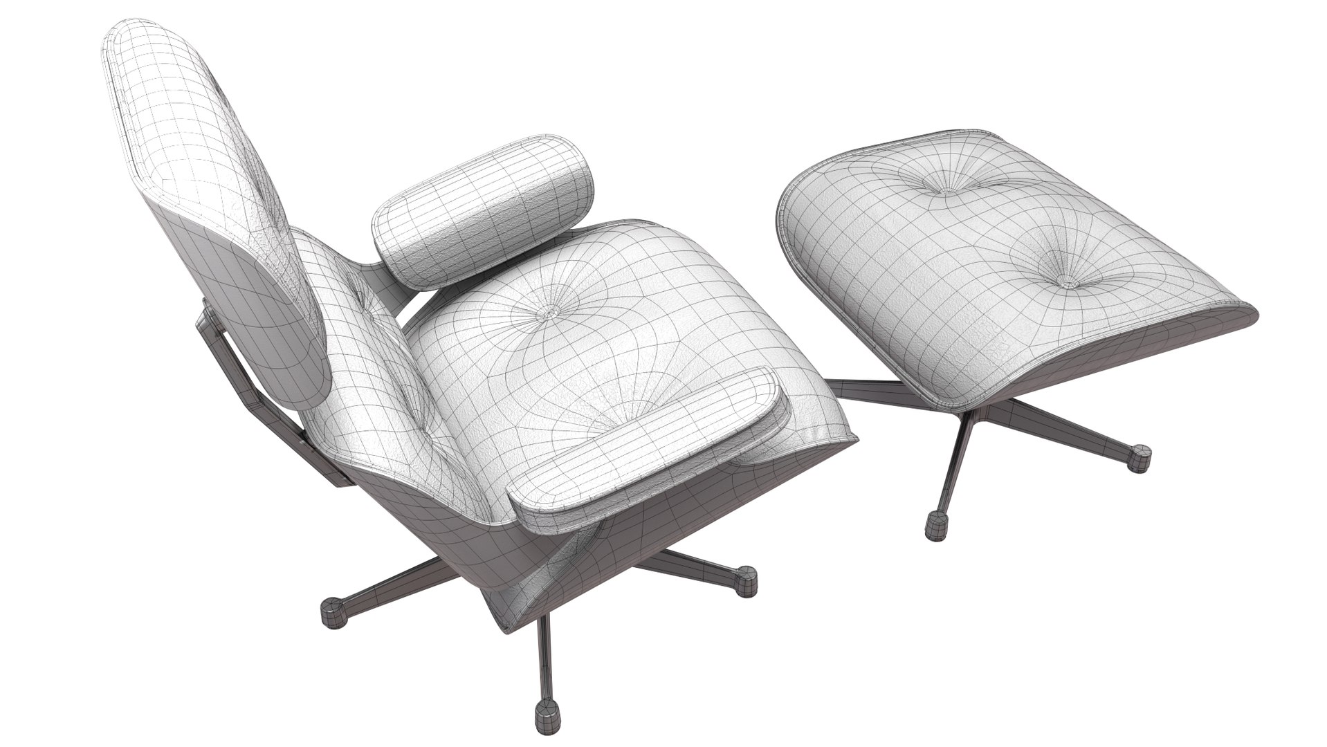 Eames Lounge Chair 3D Model - TurboSquid 1544814