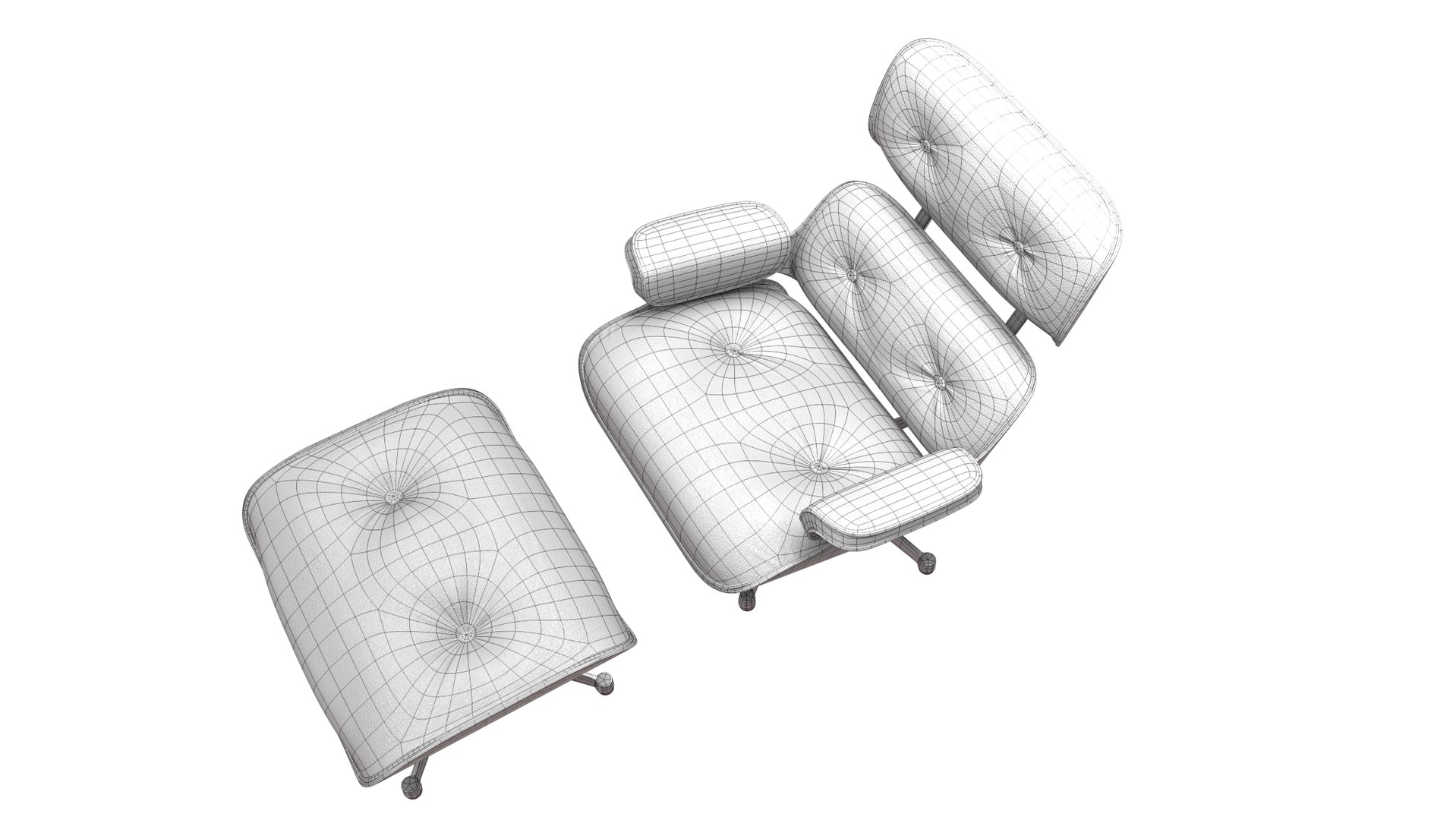 Eames Lounge Chair 3D Model - TurboSquid 1544814