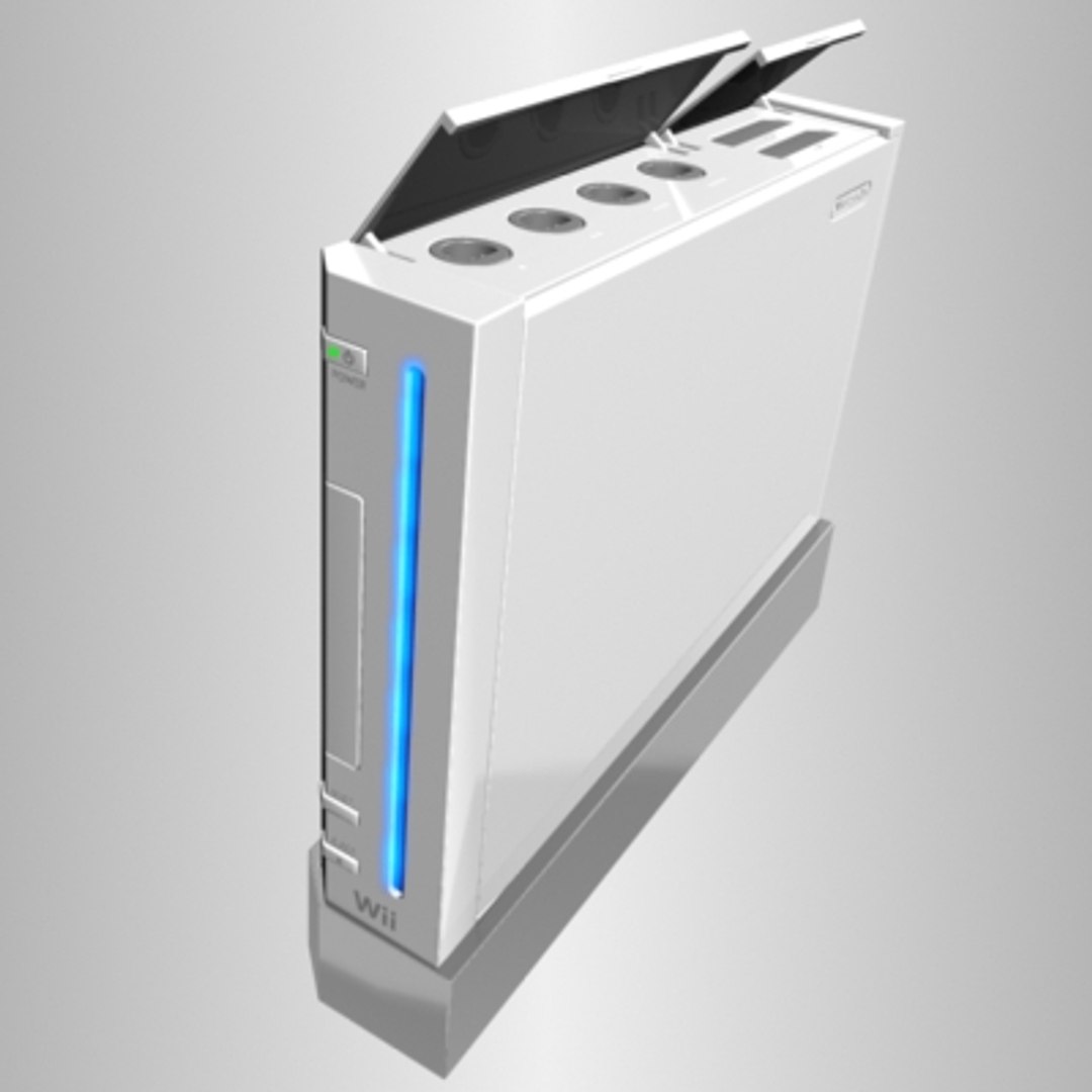 3ds Max Nintendo Wii Console Controllers