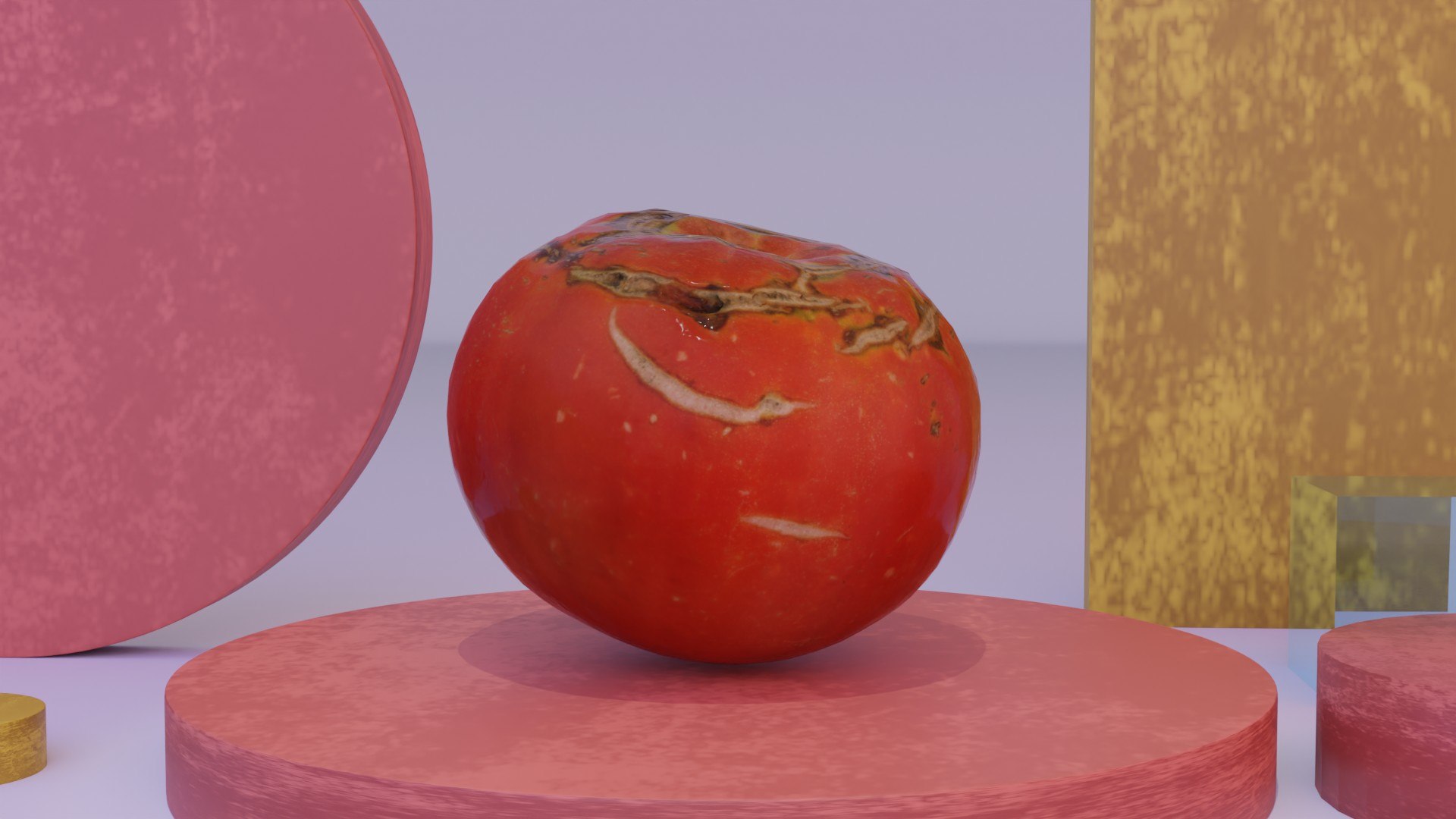 Tomato 02 low-poly 3D model 3D - TurboSquid 1953777