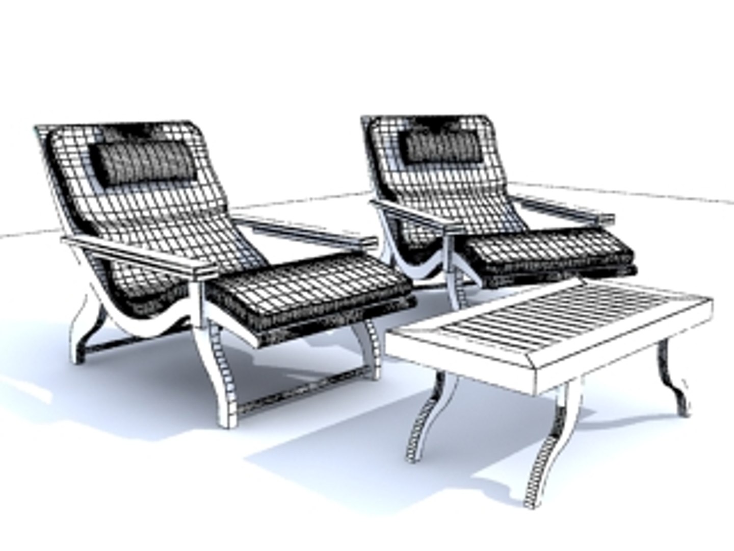 3d Outdoor Seating