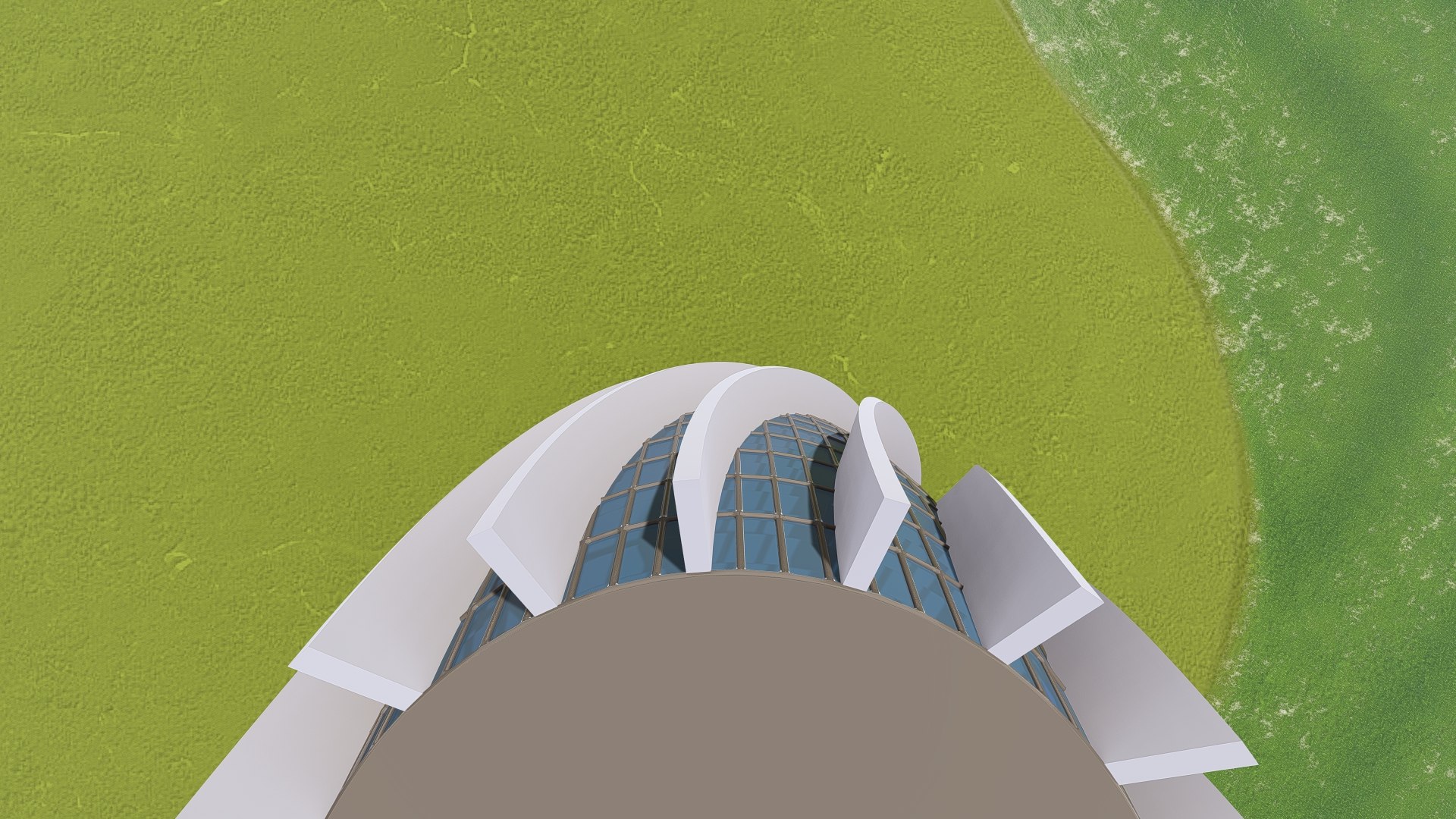 Twisted Blades Tower 3D - TurboSquid 2047454