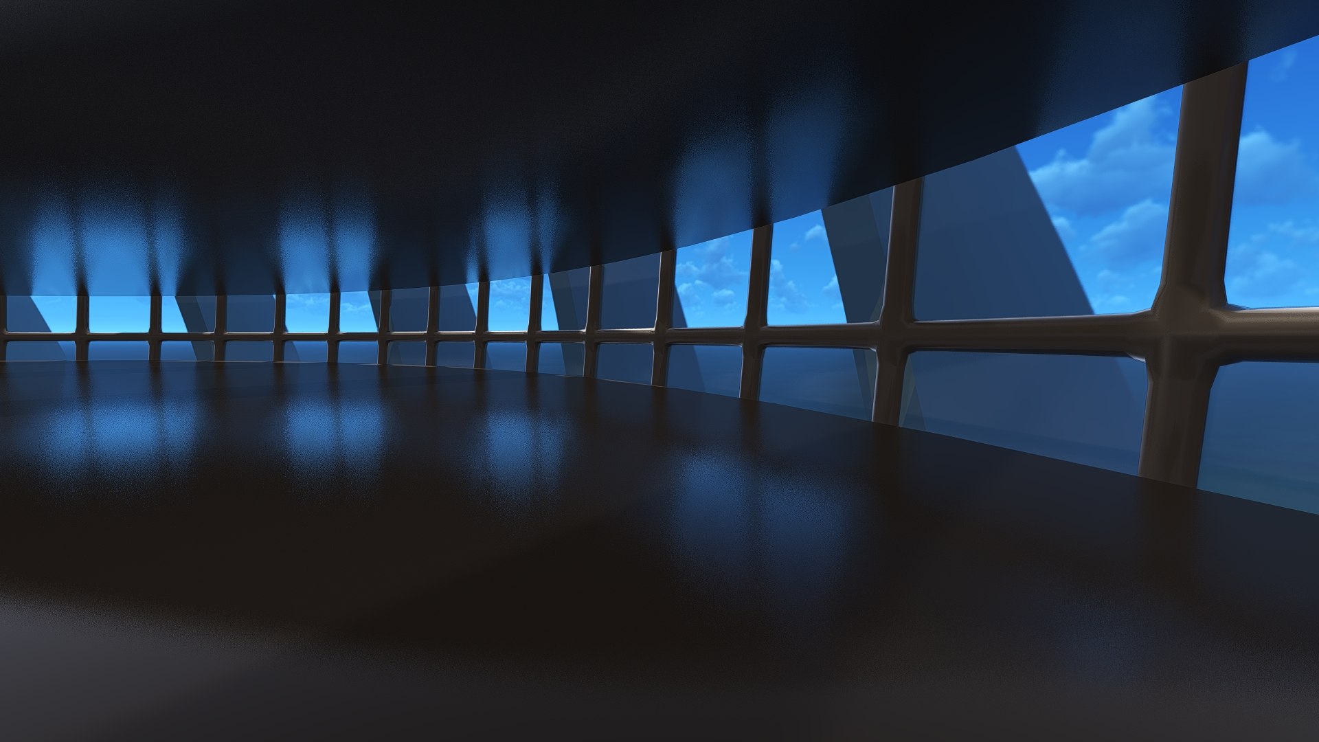 Twisted Blades Tower 3D - TurboSquid 2047454