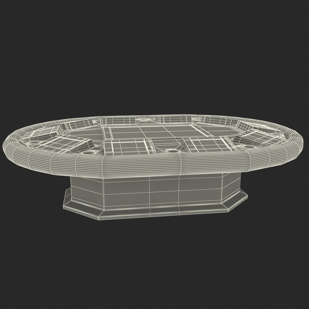 Automated Poker Table 3d Model
