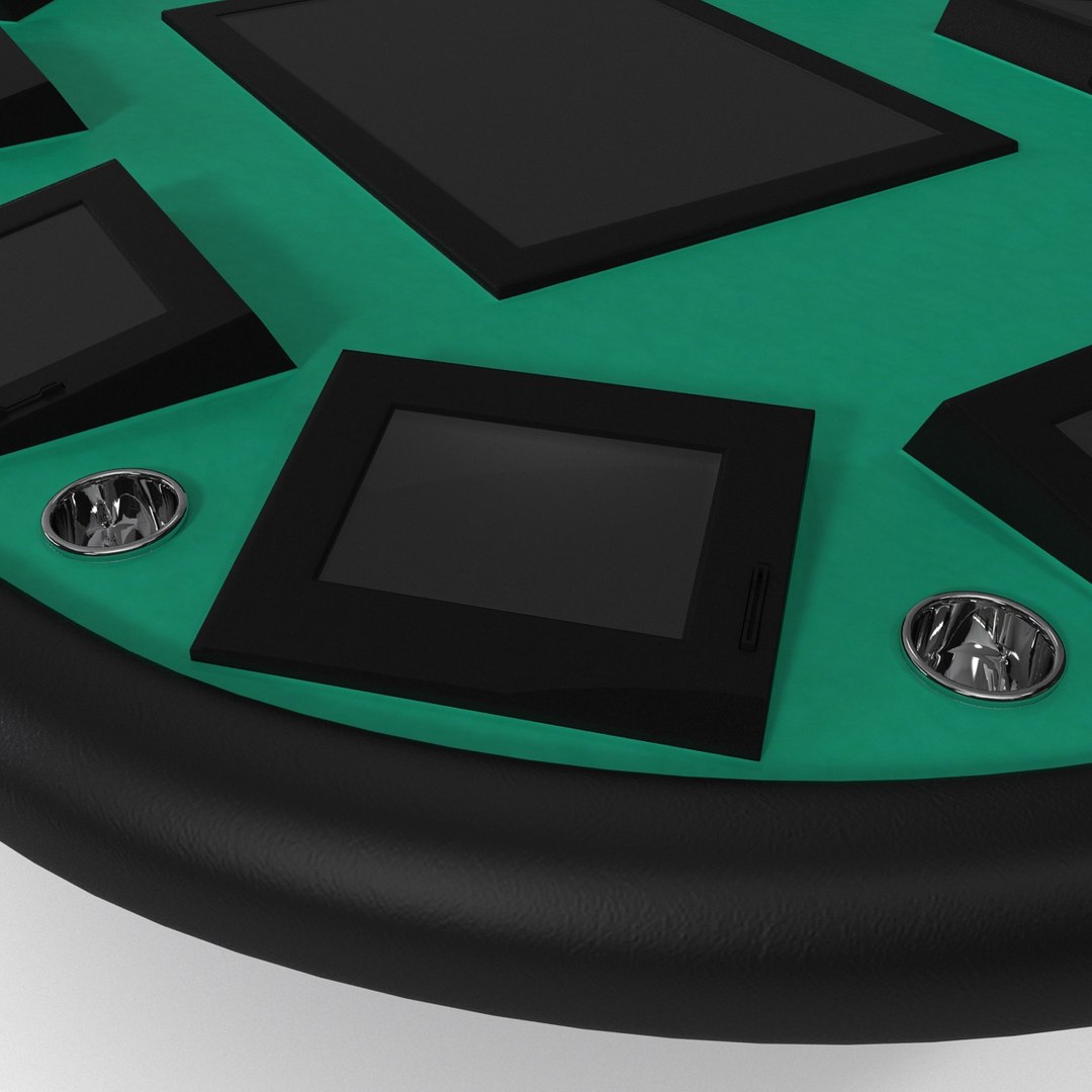 Automated Poker Table 3d Model