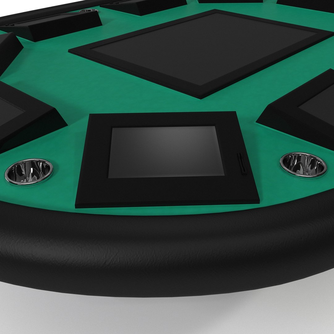 Automated Poker Table 3d Model