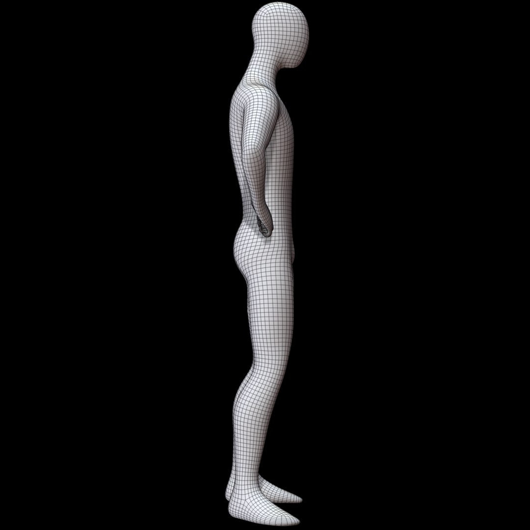 Mannequin man male 3D model - TurboSquid 1631137