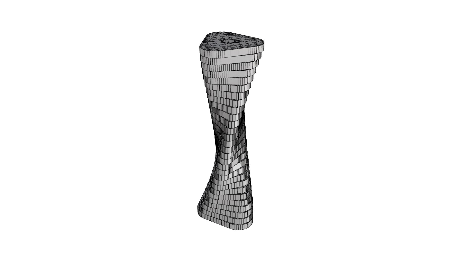 Curvy Twisted Column 3D Model - TurboSquid 2162439