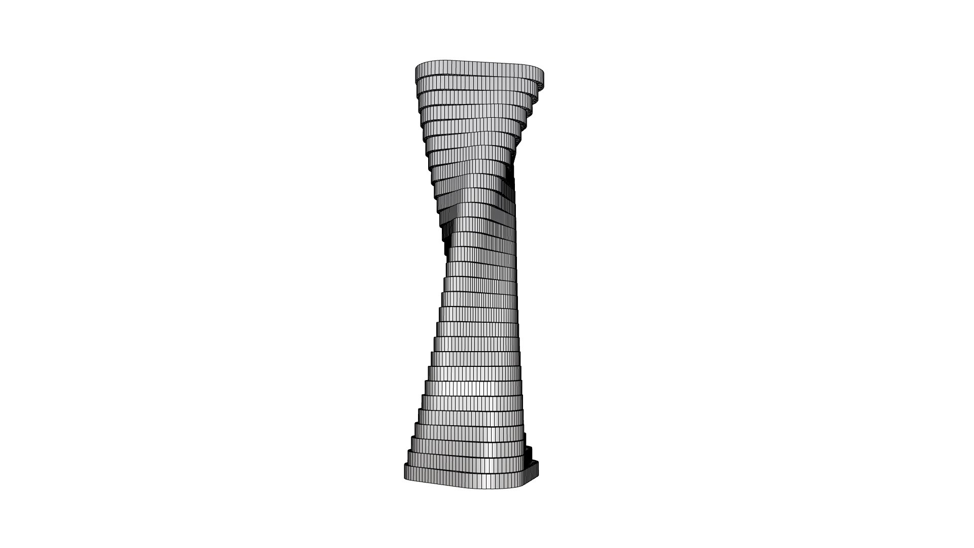 Curvy Twisted Column 3D Model - TurboSquid 2162439