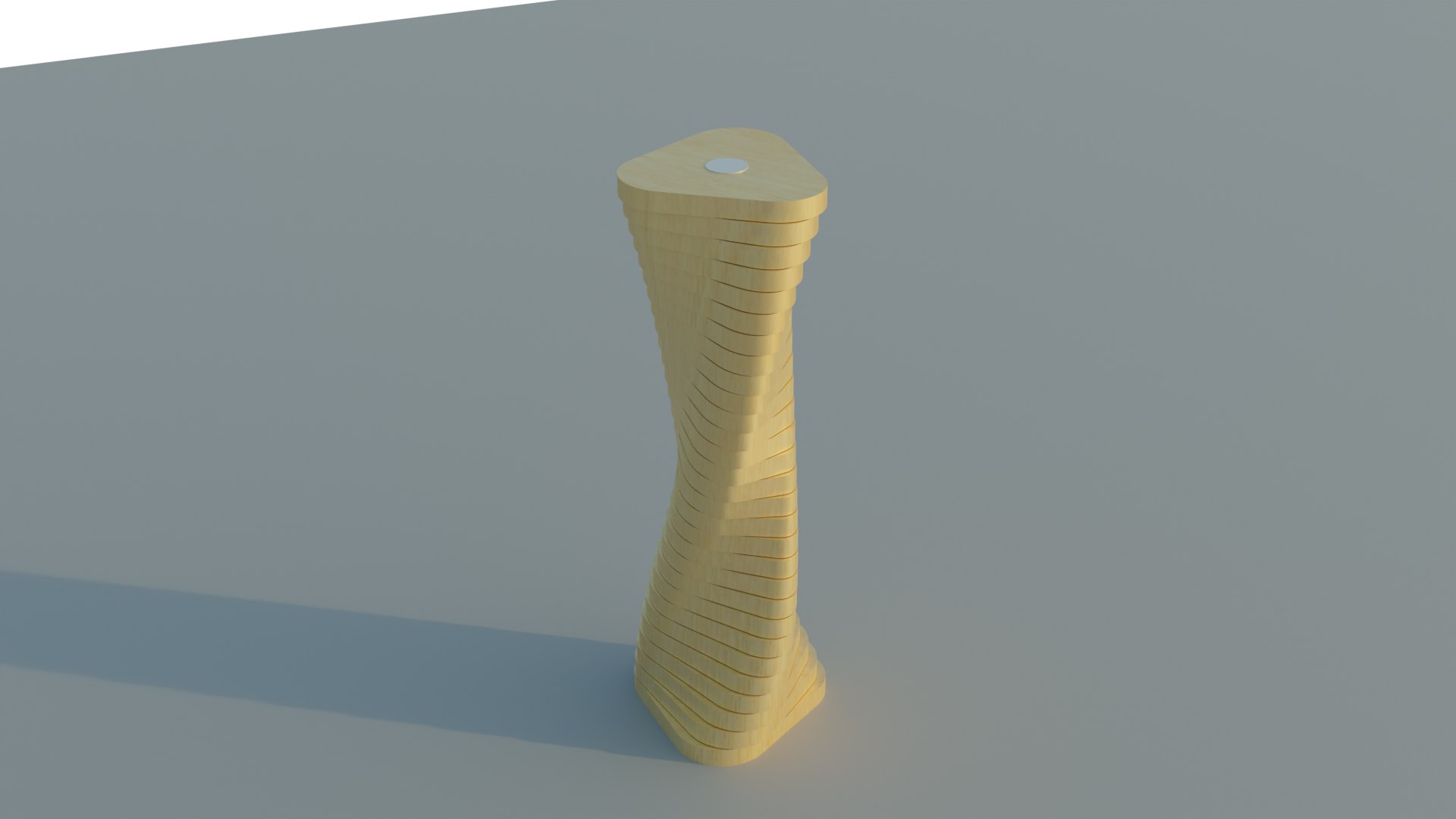 Curvy Twisted Column 3D Model - TurboSquid 2162439