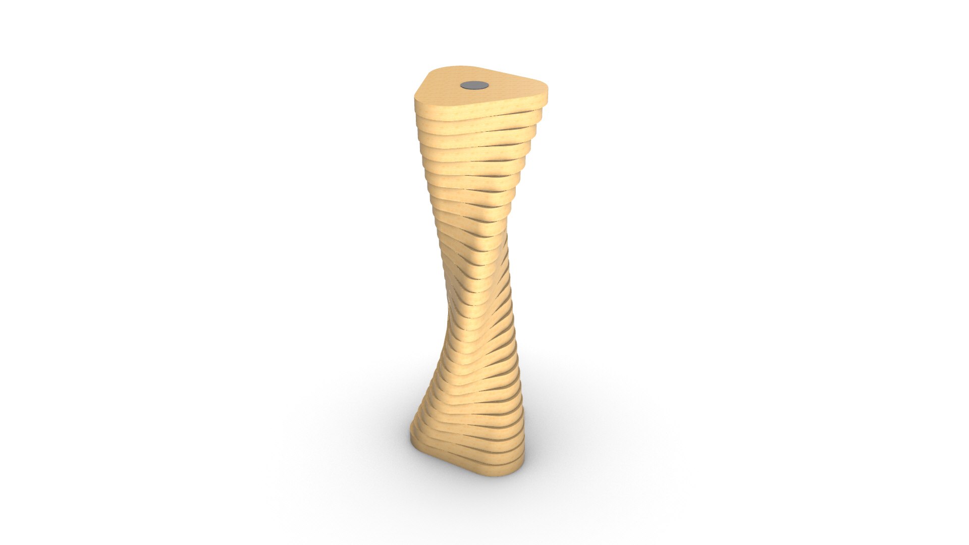 Curvy Twisted Column 3D Model - TurboSquid 2162439