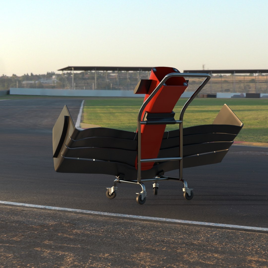3D OW Front Wing Stand 2 With Wings Model - TurboSquid 2334795
