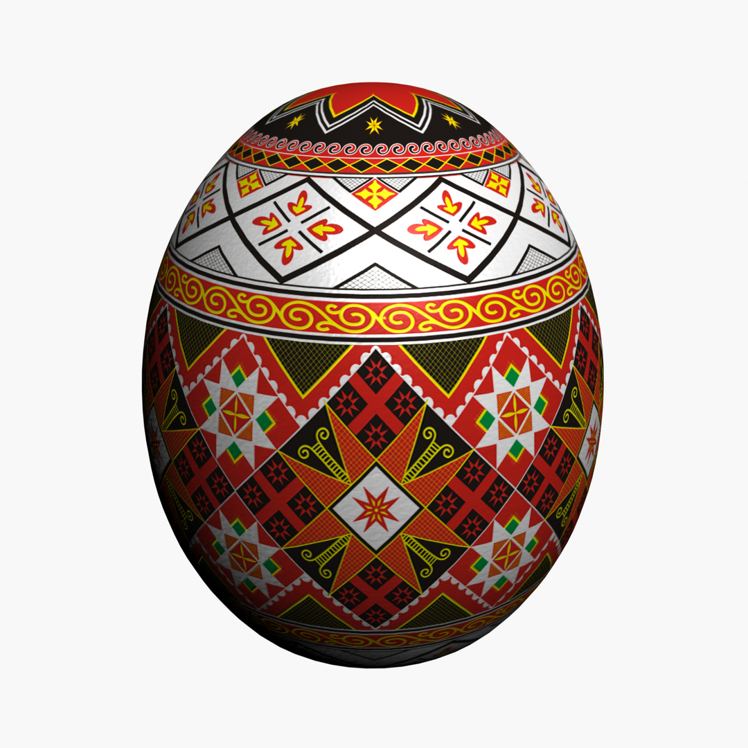 3d Model Of Easter Egg
