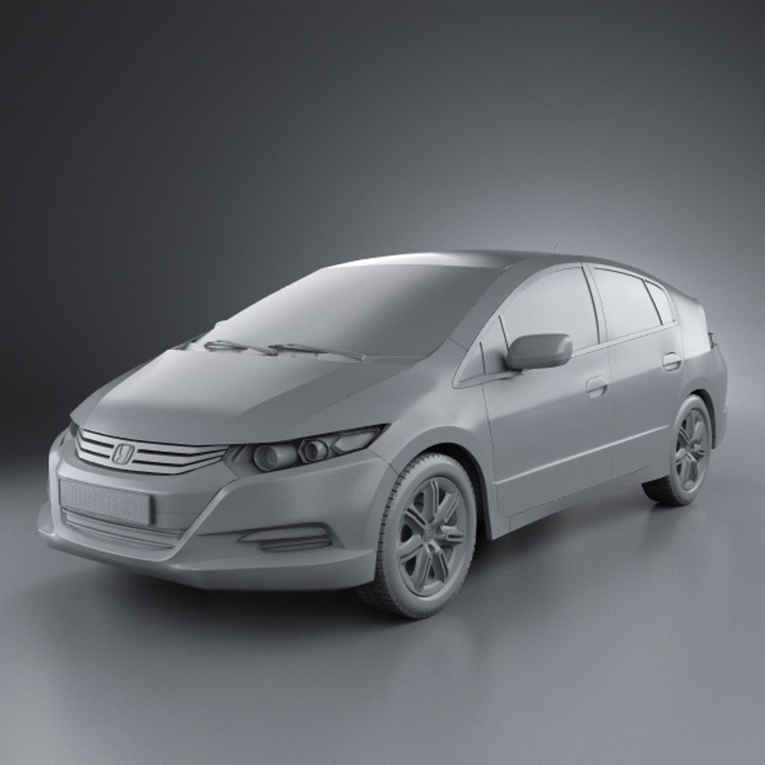 3d model of honda insight hybrid 2010