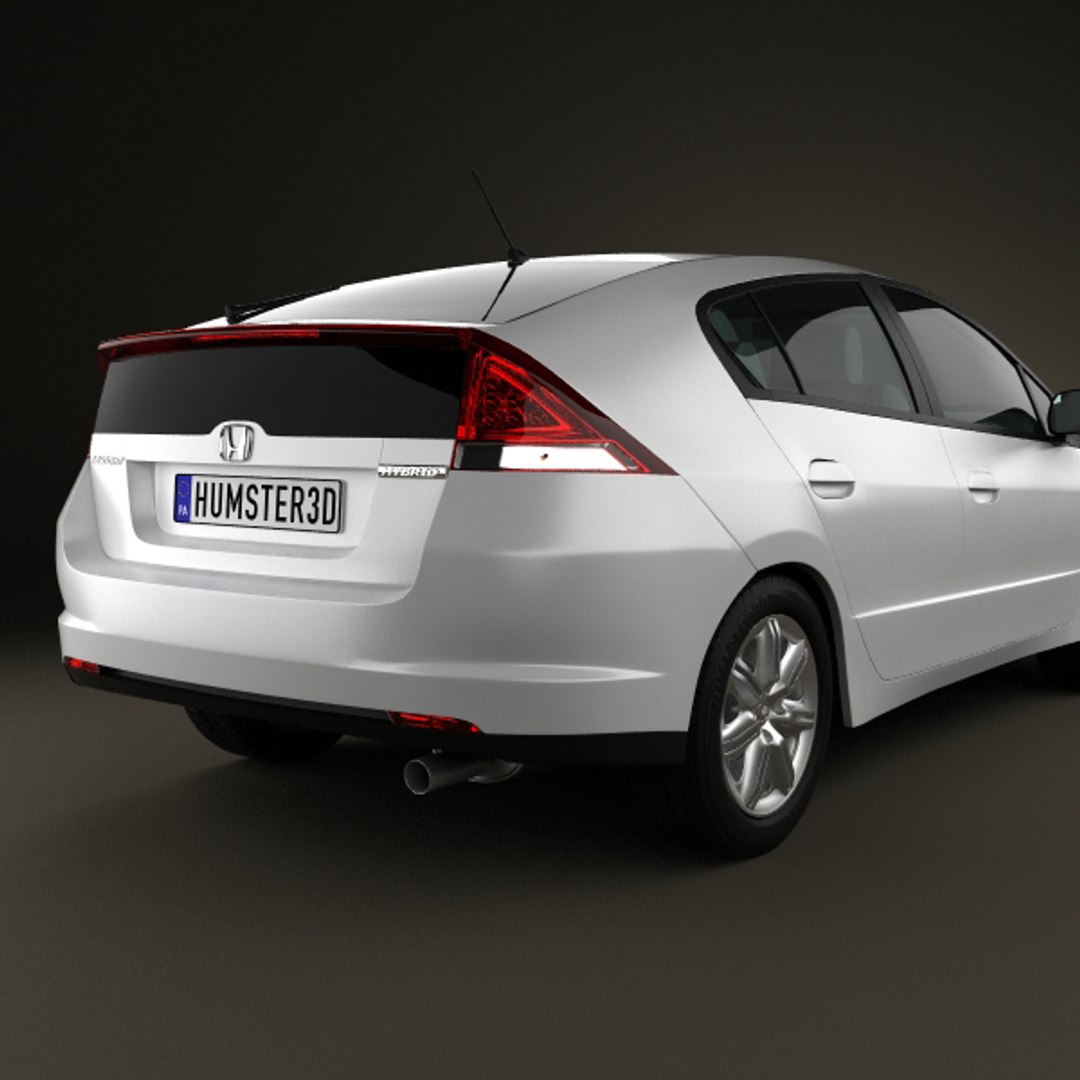 3d model of honda insight hybrid 2010