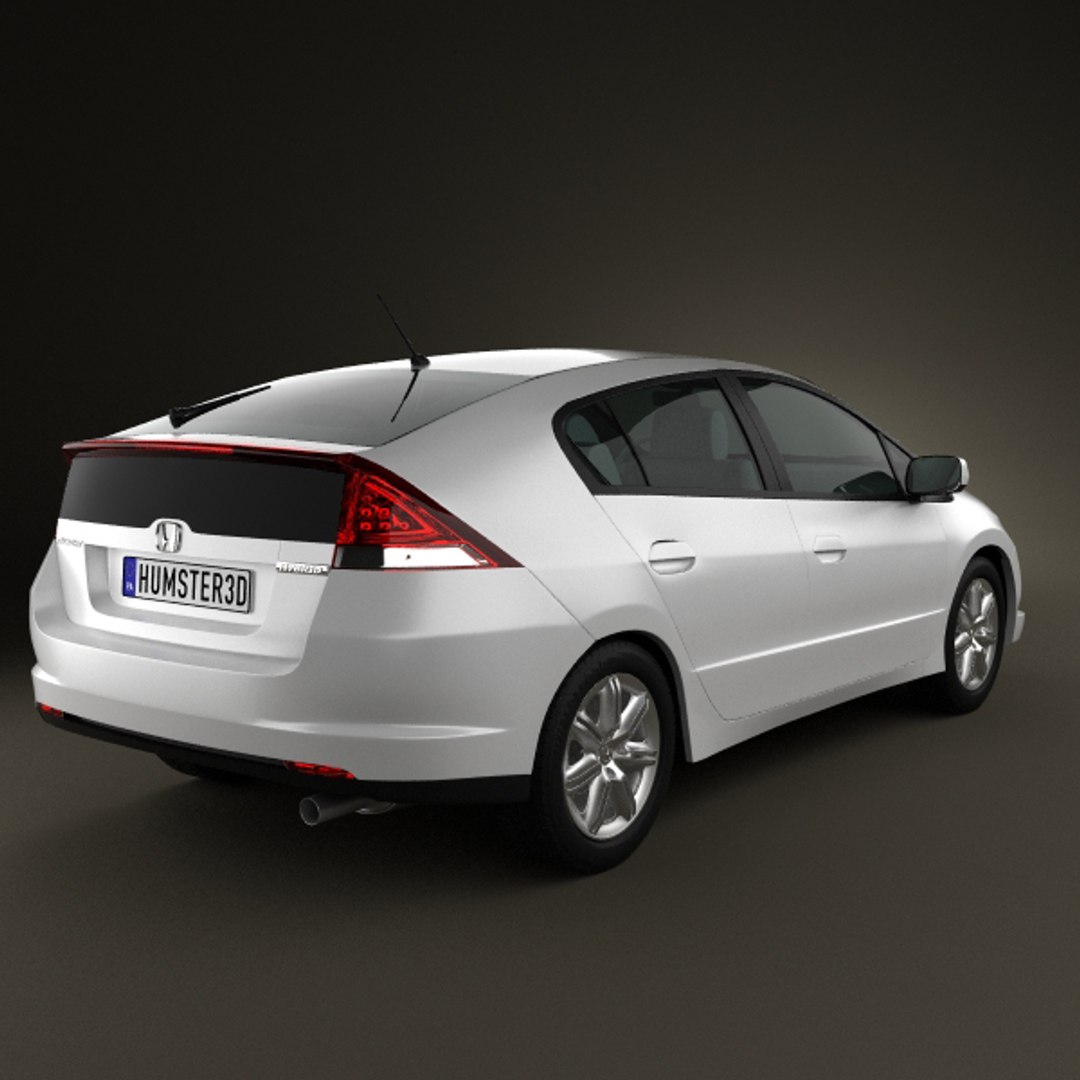 3d model of honda insight hybrid 2010